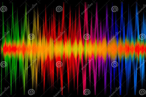 Colorful Music Graph stock illustration. Illustration of color - 27488663