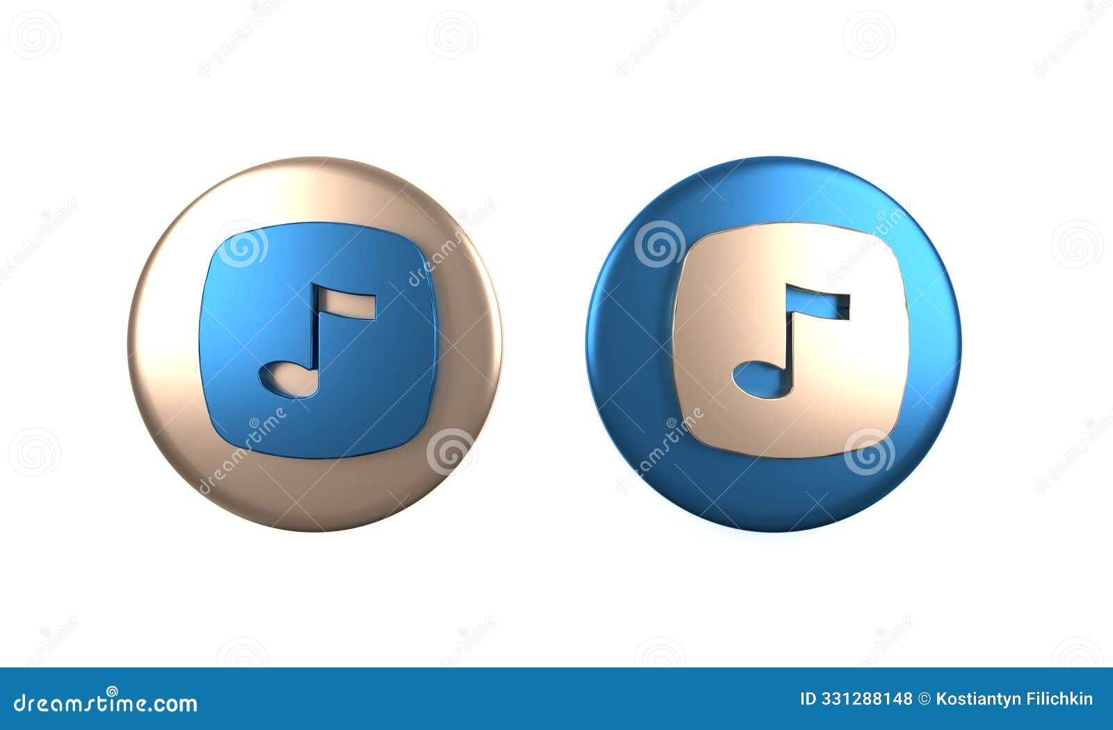 Colorful Music Note, Tone Icon Isolated on White Background. Circle ...