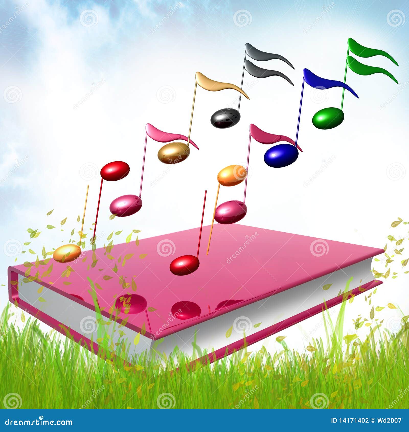 Colorful Music Notes Icon Illustration Stock Illustration ...