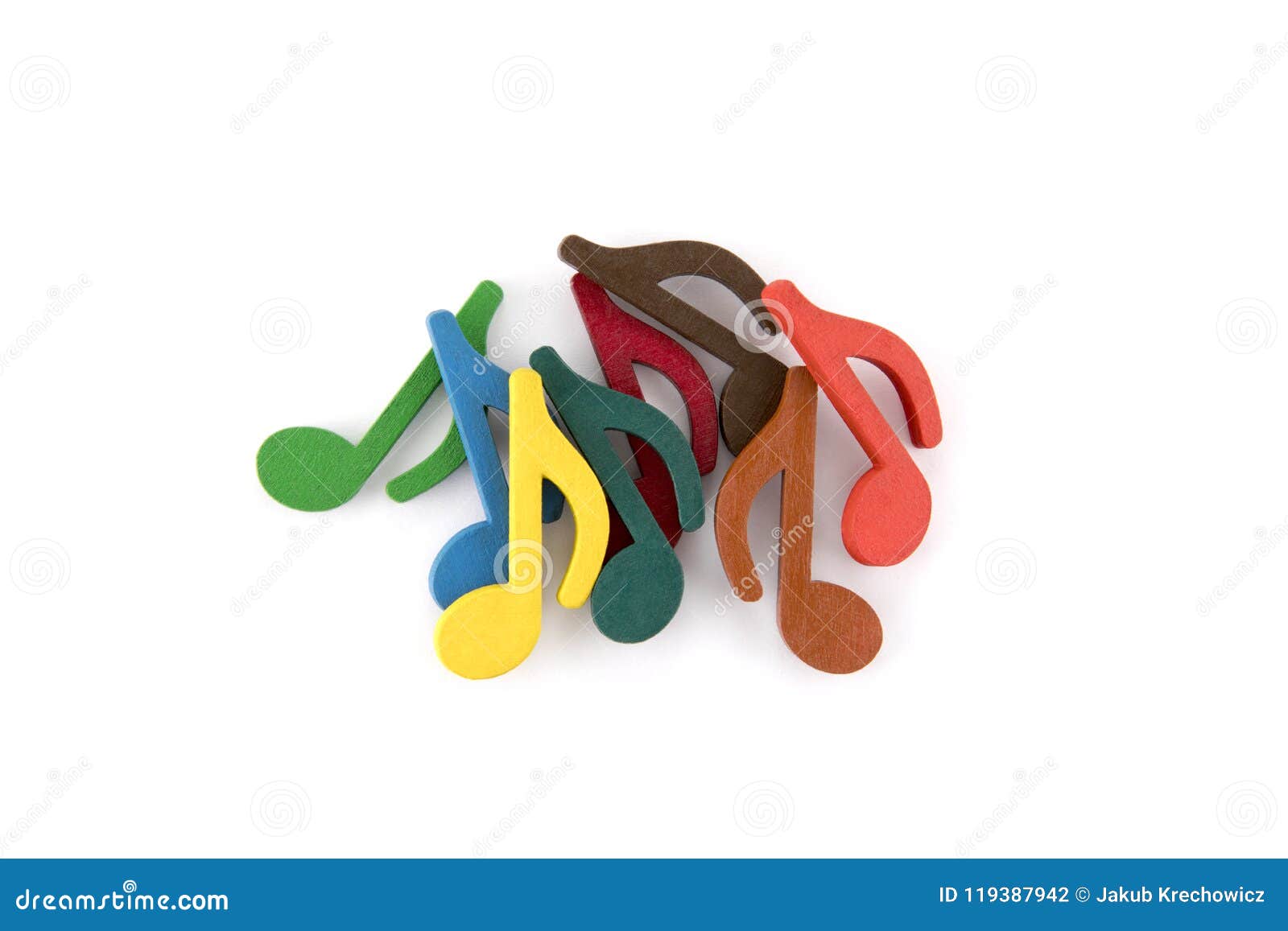 Colorful Music Notes Stock Photography | CartoonDealer.com #119386388