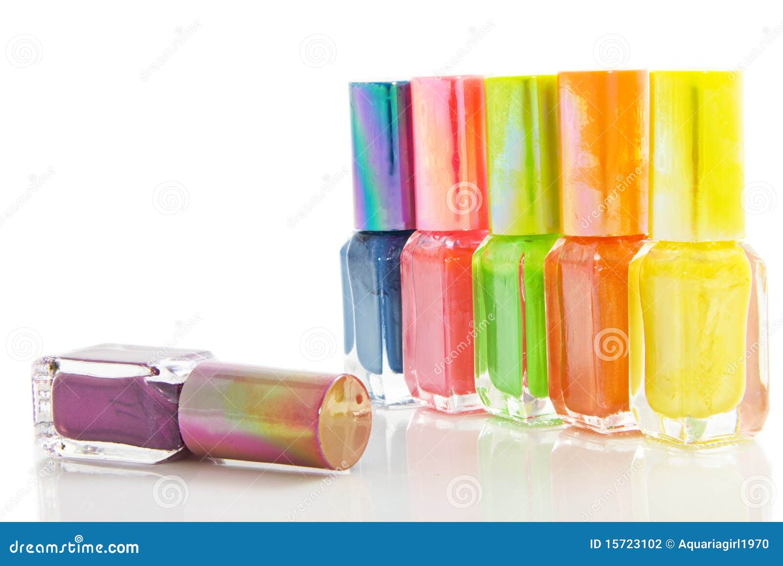 Colorful nailpolish stock photo. Image of colorful, female - 15723102