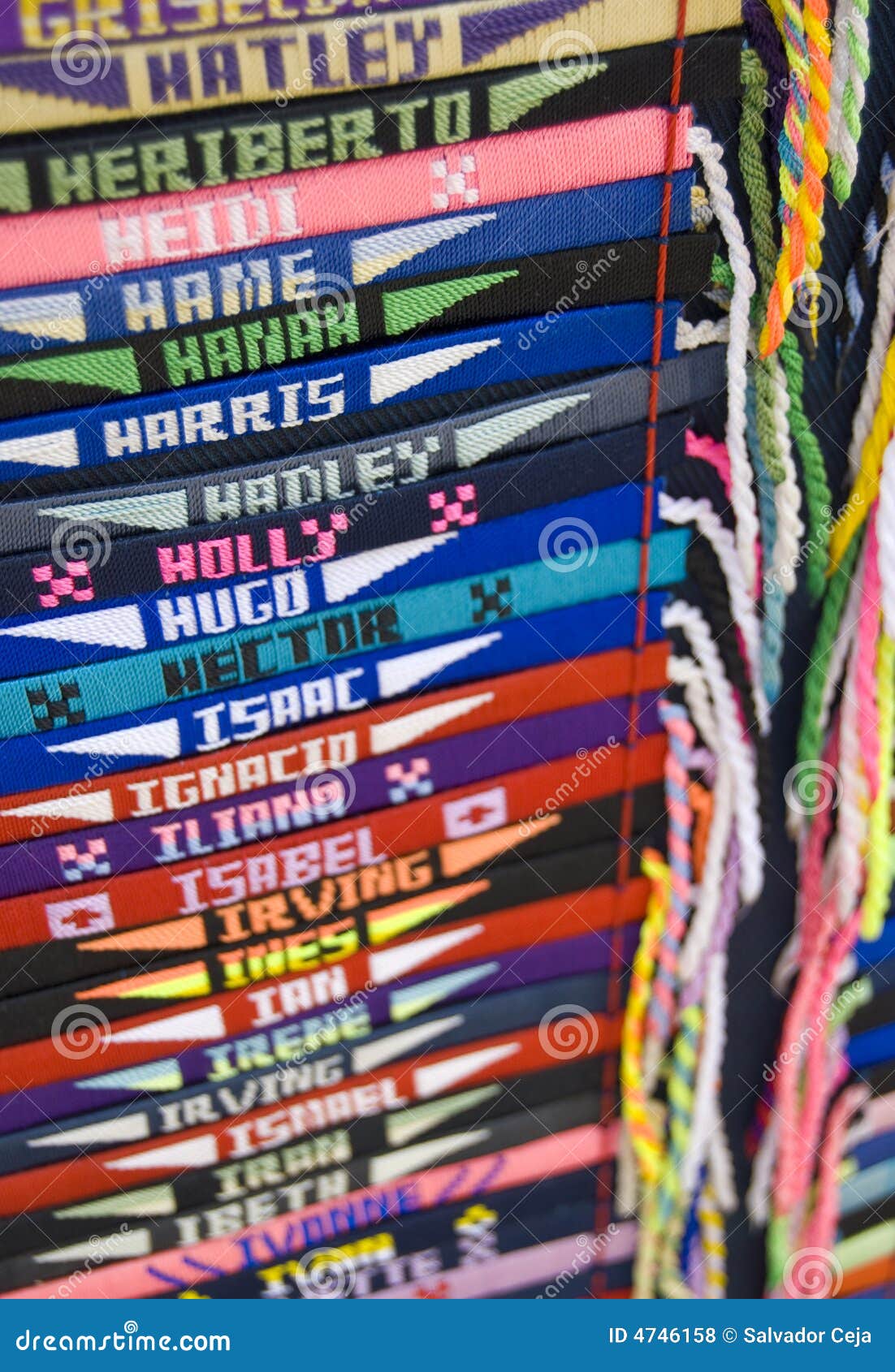 Colorful names stock photo. Image of colorful, mexican - 4746158
