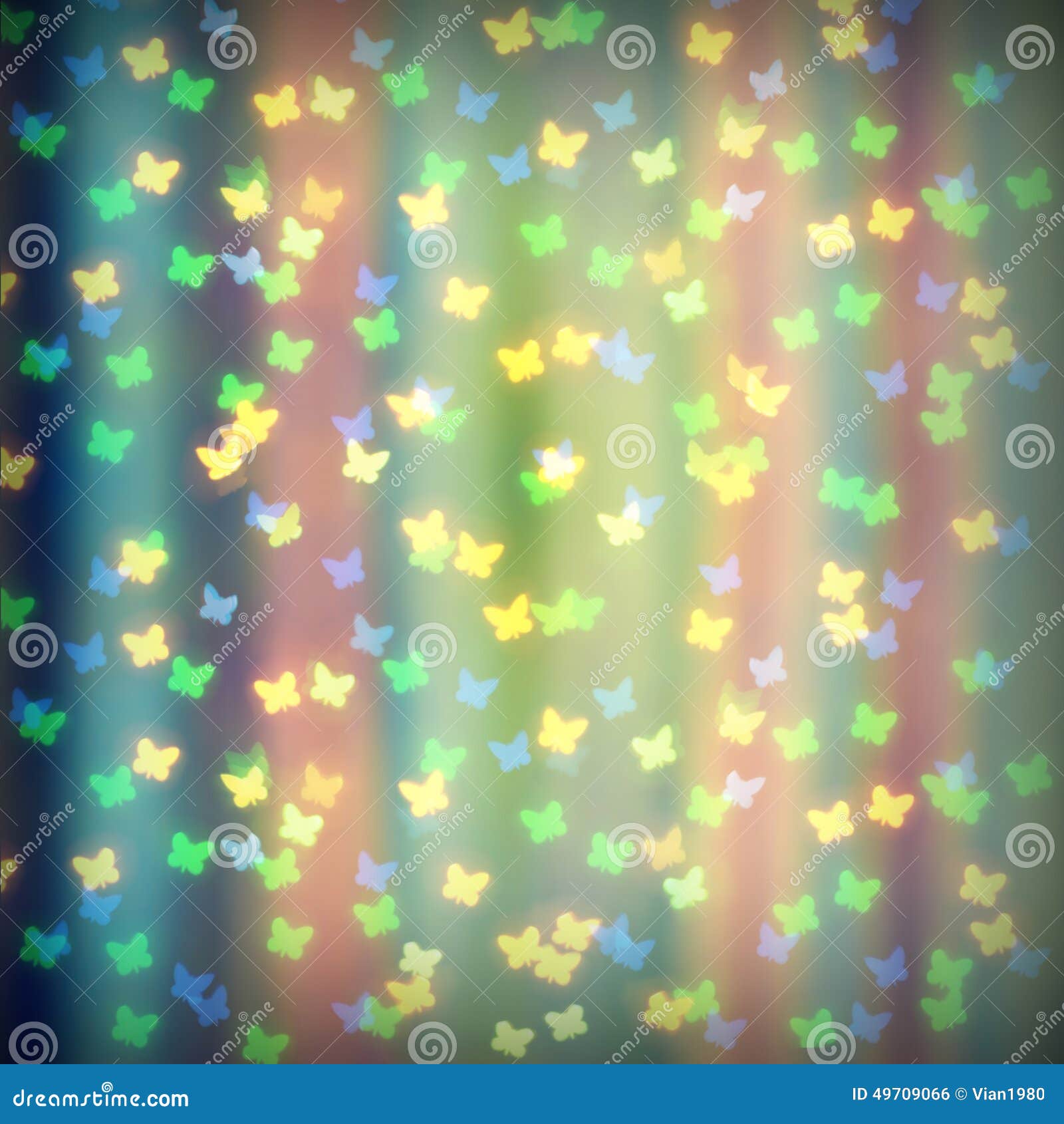 Colorful Nature Abstract Background Stock Illustration - Illustration ...