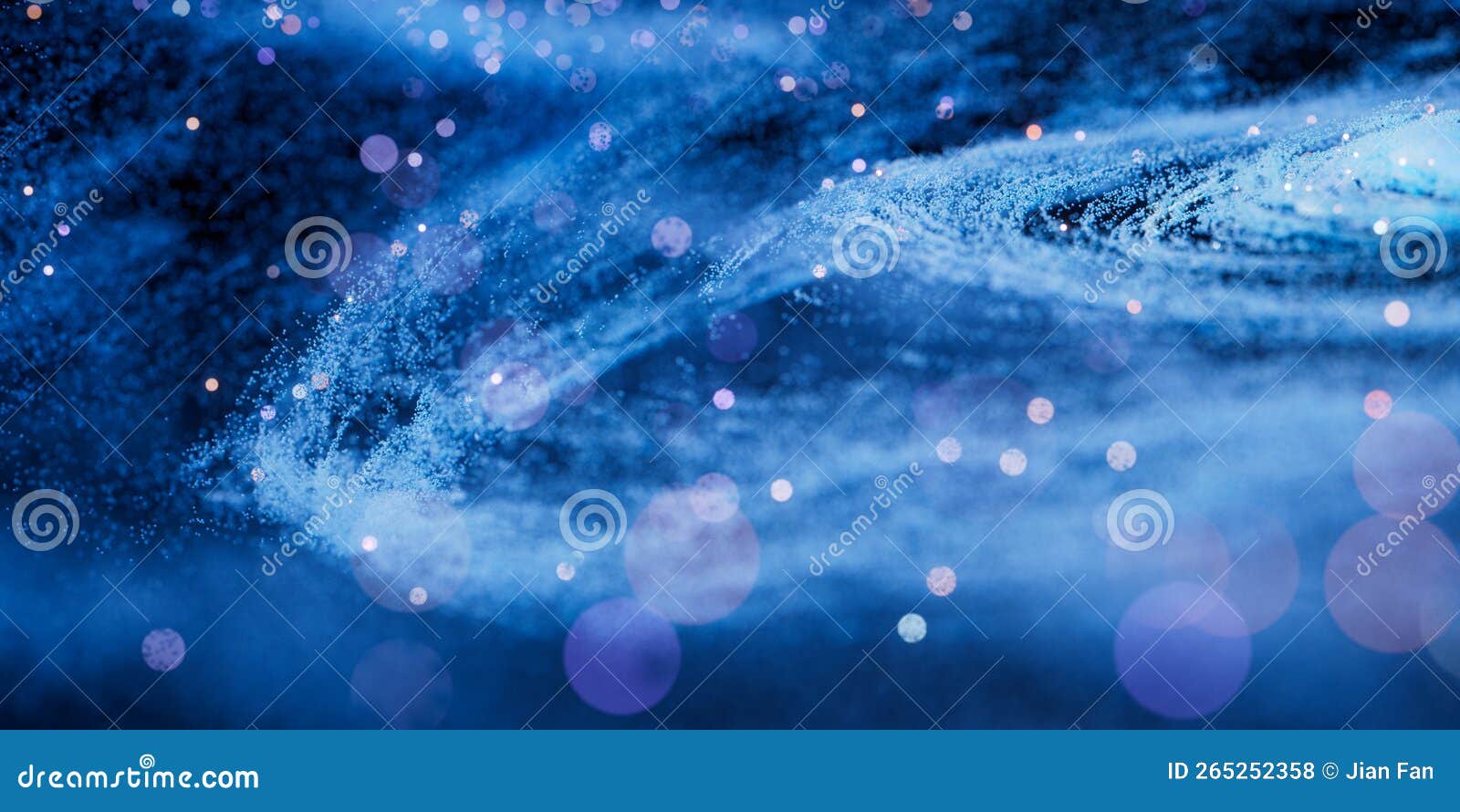 Colorful Density Smoke In Blue And Yellow Colors Blew Up Royalty-Free ...