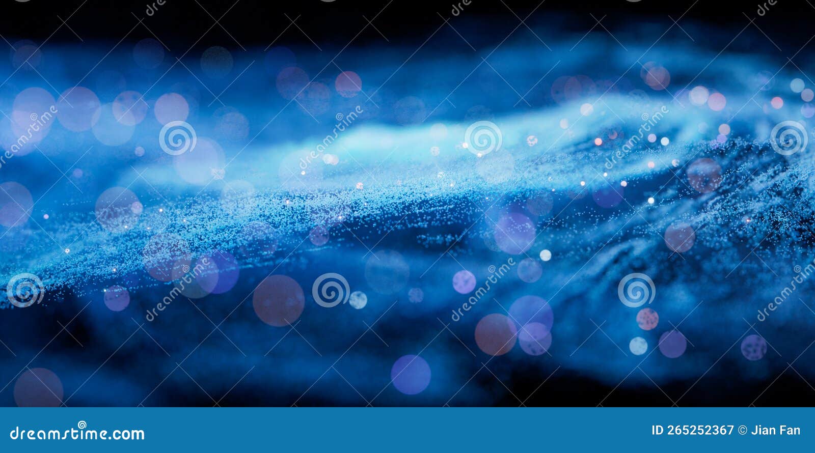 Colorful Density Smoke In Blue And Yellow Colors Blew Up Royalty-Free ...