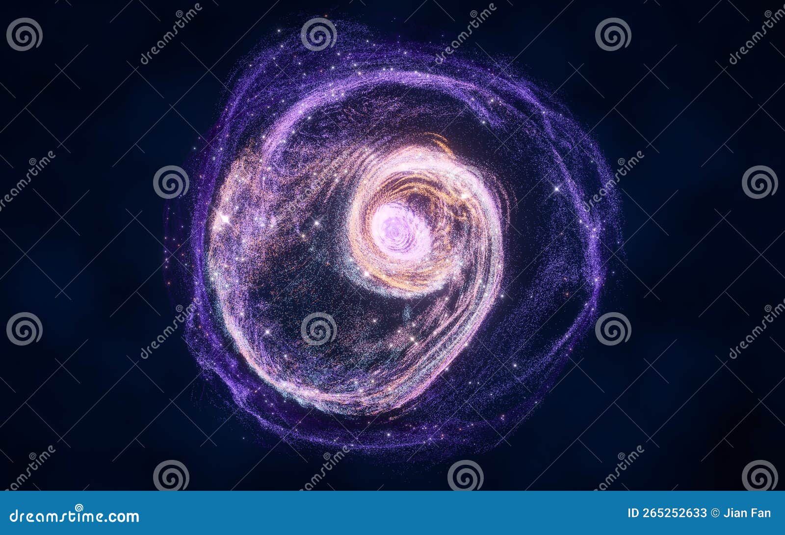 Colorful Density Smoke In Blue And Yellow Colors Blew Up Royalty-Free ...