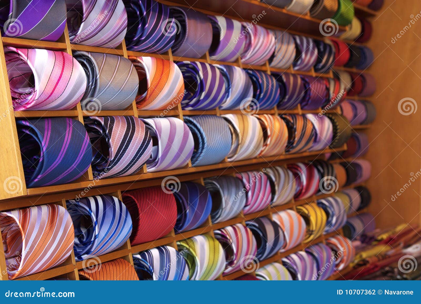 Colorful neckties stock photo. Image of retail, patterns - 10707362