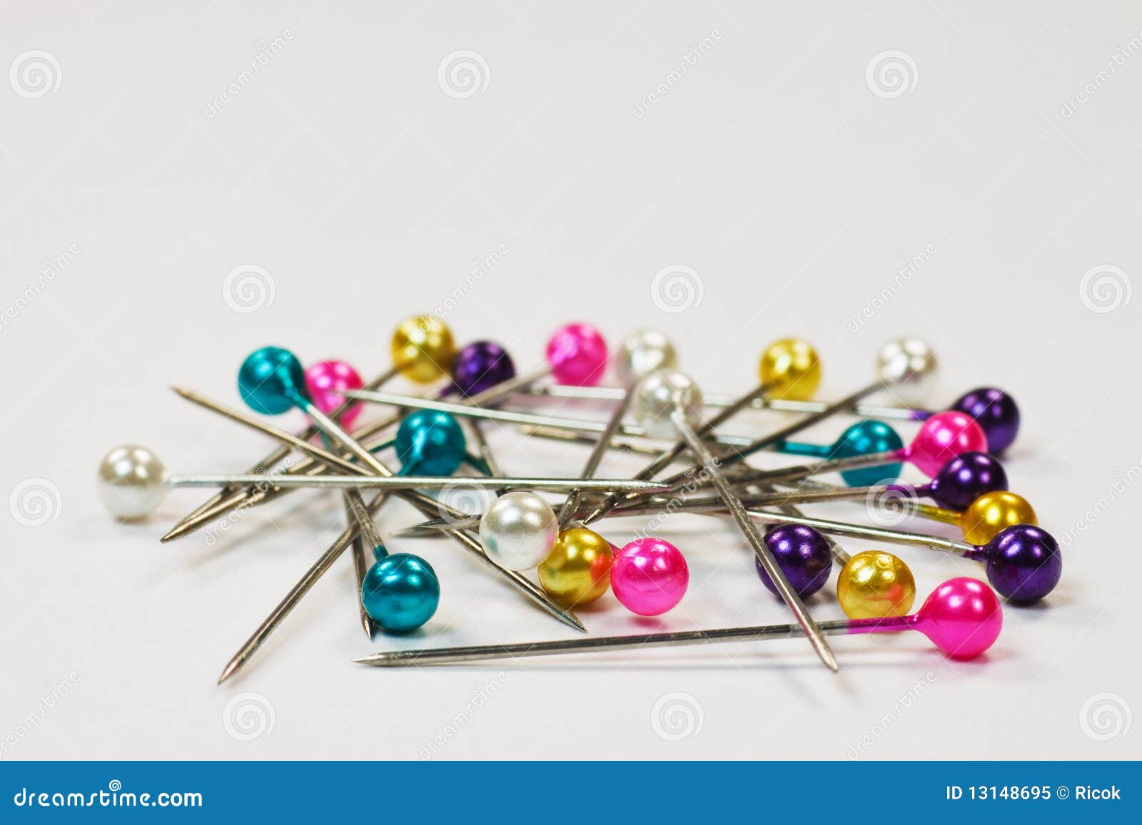 Colorful needles stock image. Image of colors, household - 13148695