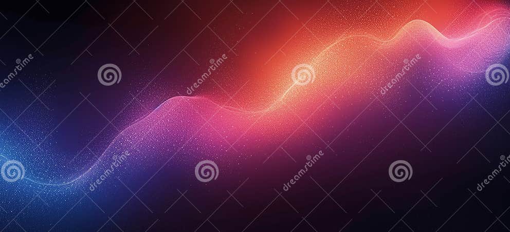 Colorful Neon Abstract Gradient Background with Grain Texture Stock ...