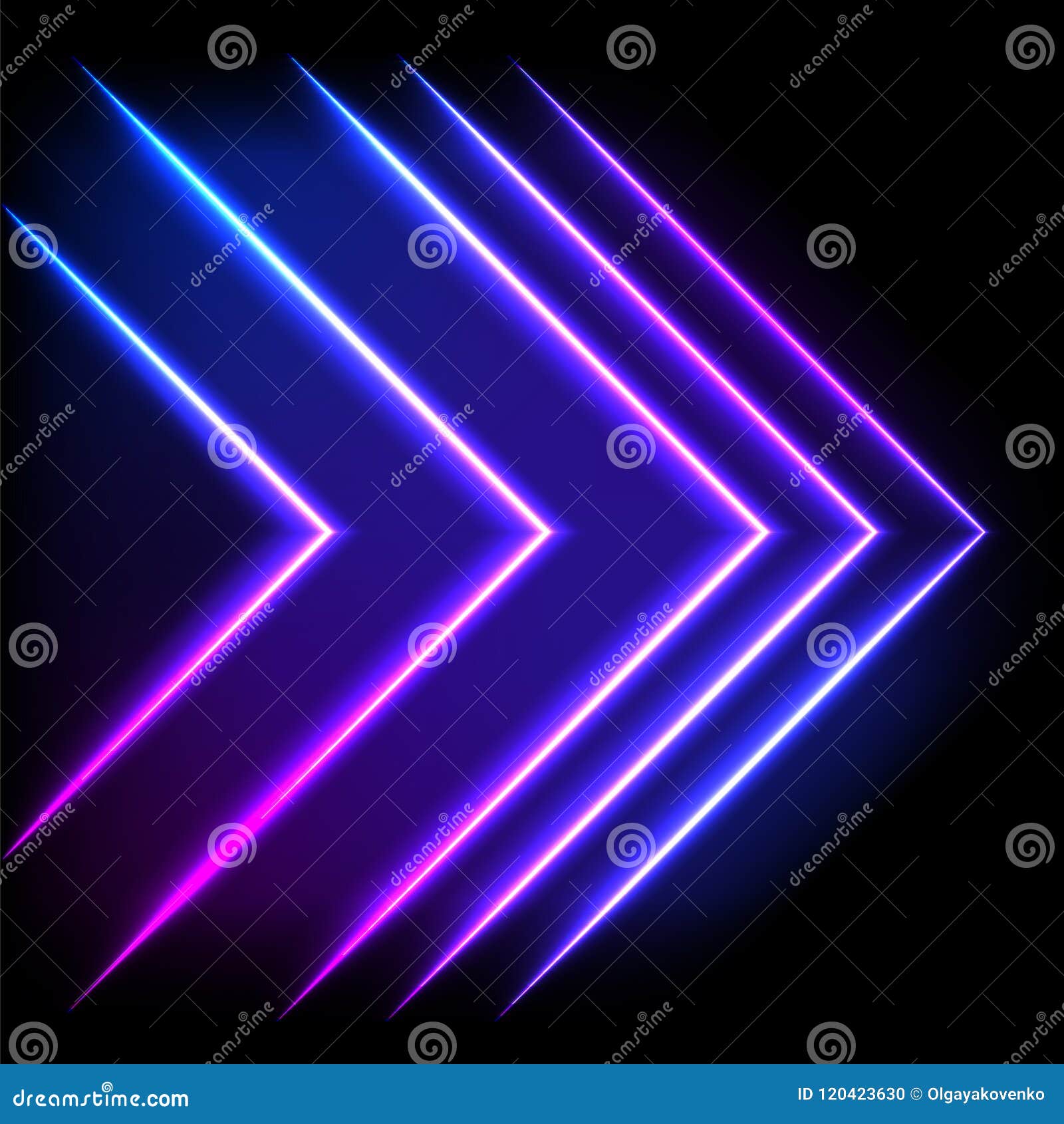 Colorful Neon Arrow Background, Abstract Illustration. Stock Vector ... Colorful Neon Arrow Background, Abstract Illustration. Stock Vector ...