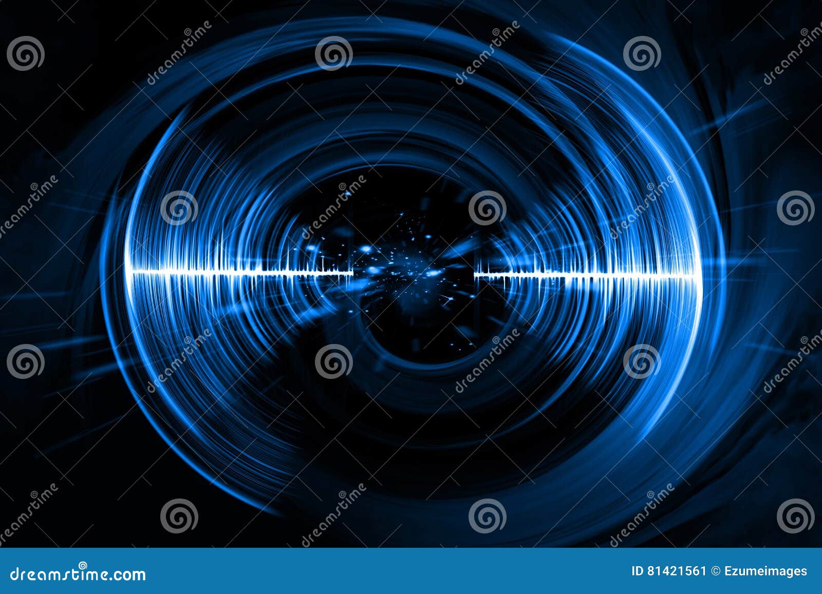 Colorful Neon Soundwave stock illustration. Illustration of tone - 81421561