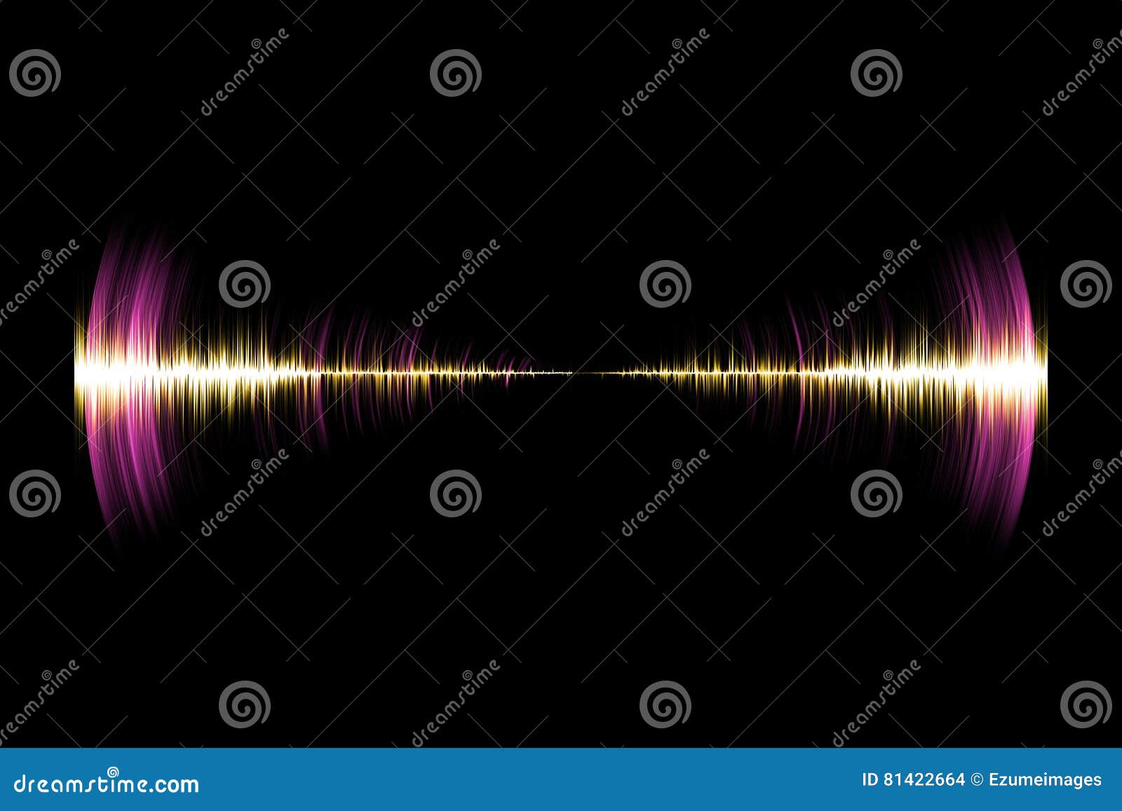 Colorful Neon Soundwave stock illustration. Illustration of graph ...