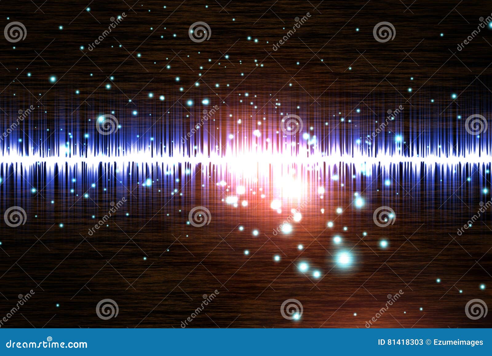 Colorful Neon Soundwave stock illustration. Illustration of neon - 81418303