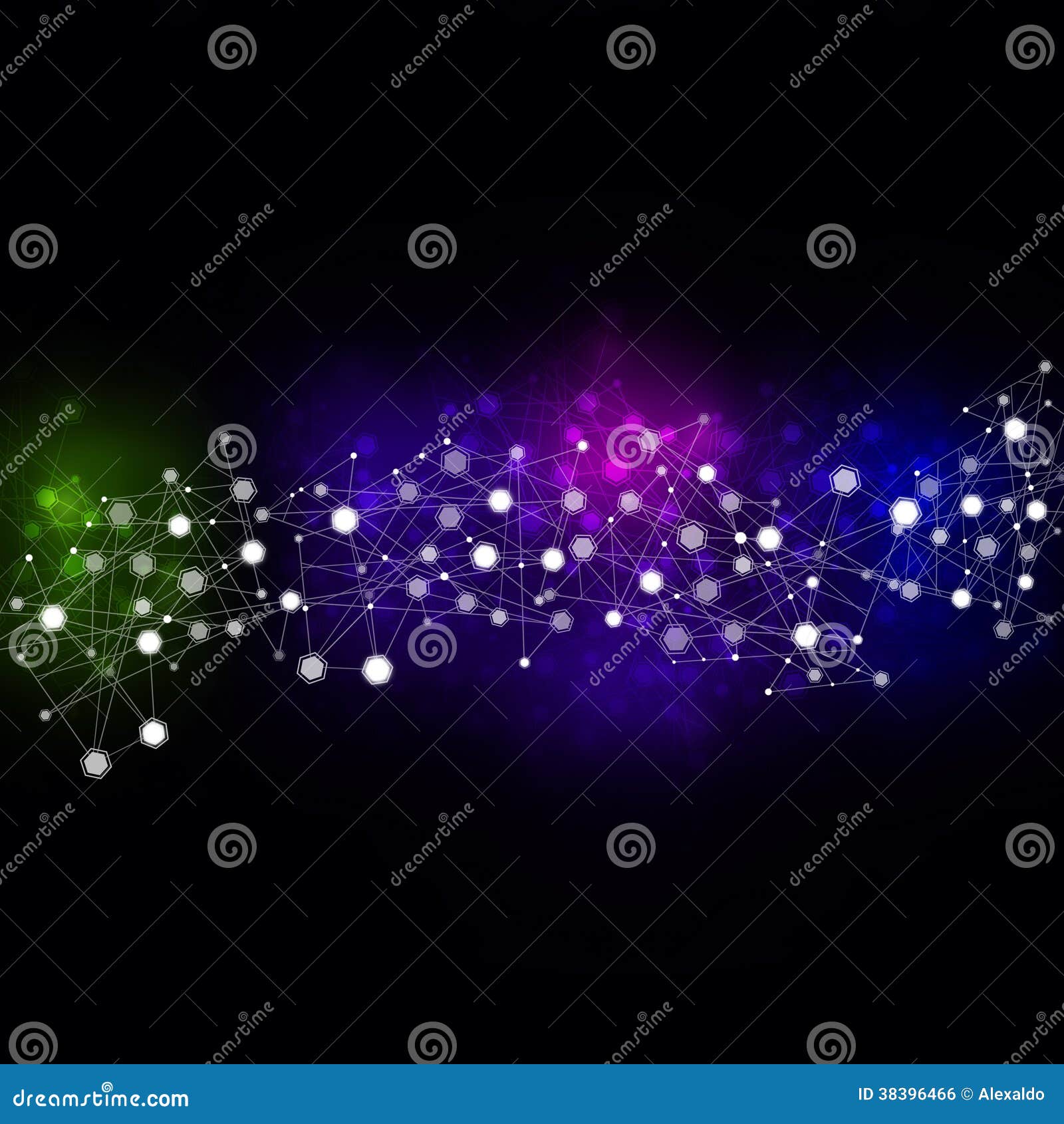 Colorful Network Background Stock Illustration - Illustration of ...