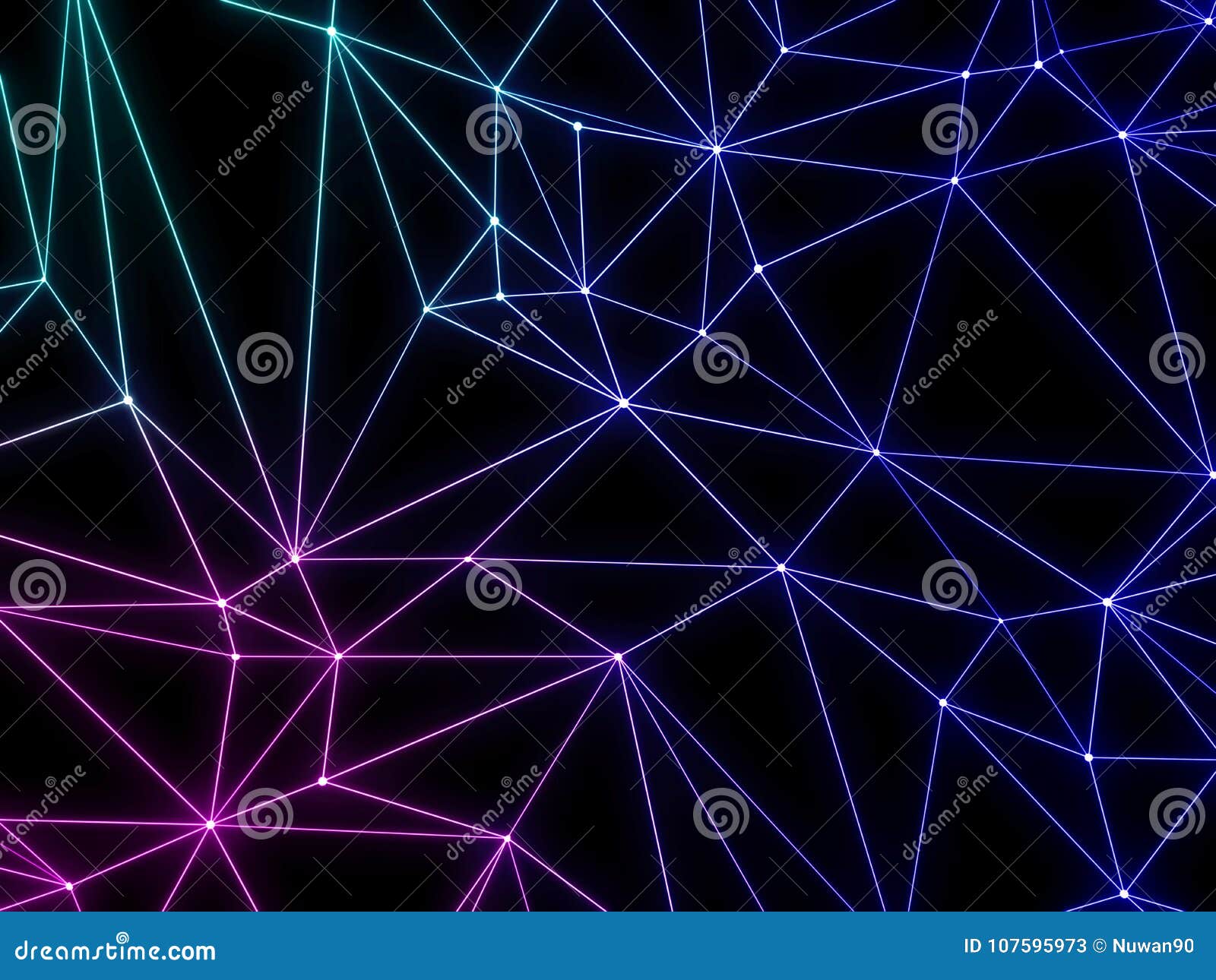 Colorful Network Connection Background Stock Illustration ...
