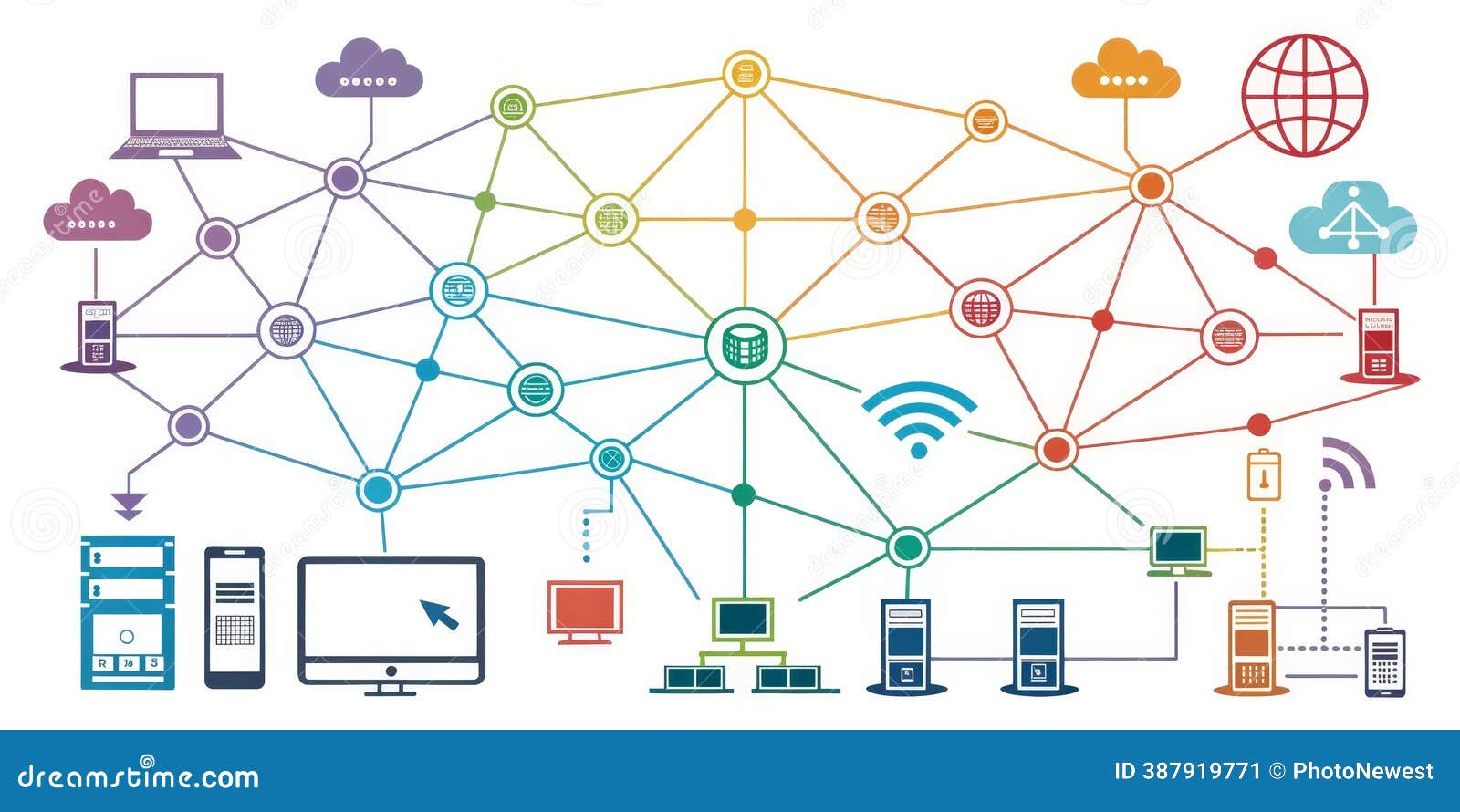 Networking With WAN And LAN Connectivity Local Area Network ...
