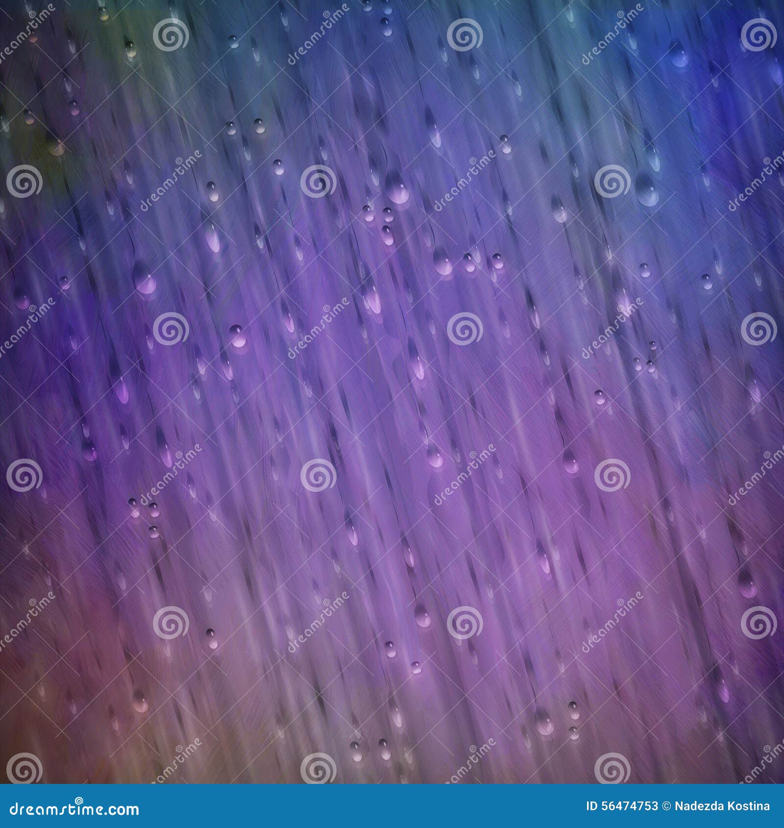 Colorful Night Sky And Space Background As Watercolor Lllustration ...