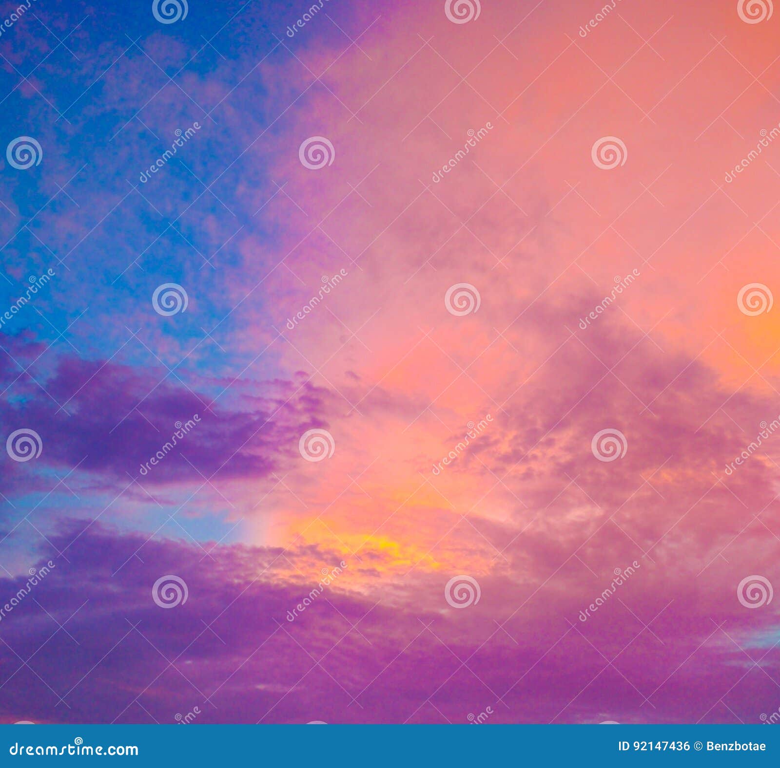 Colorful night sky stock photo. Image of built, city - 92147436