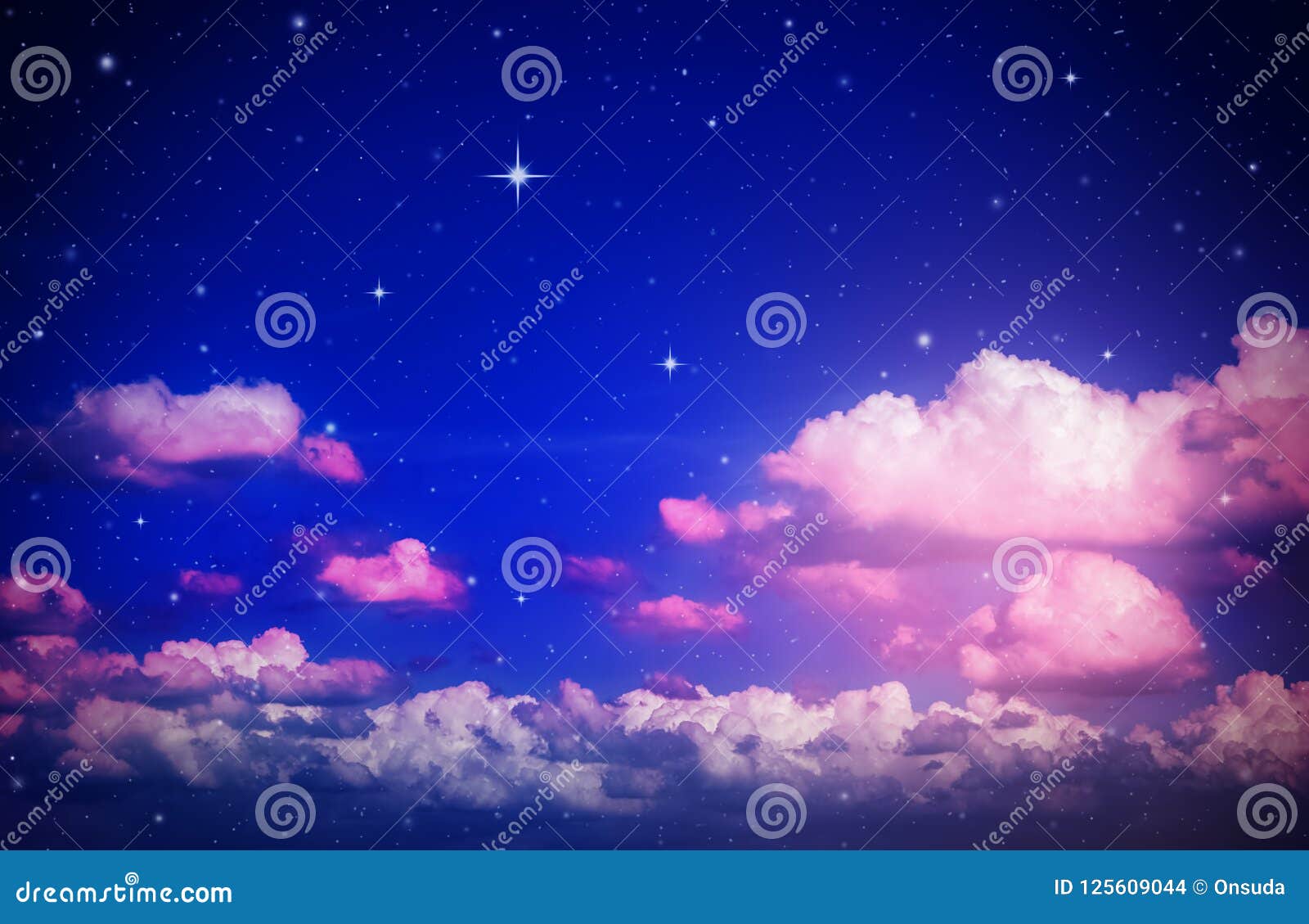 Colorful night sky stock photo. Image of colorful, milky - 125609044