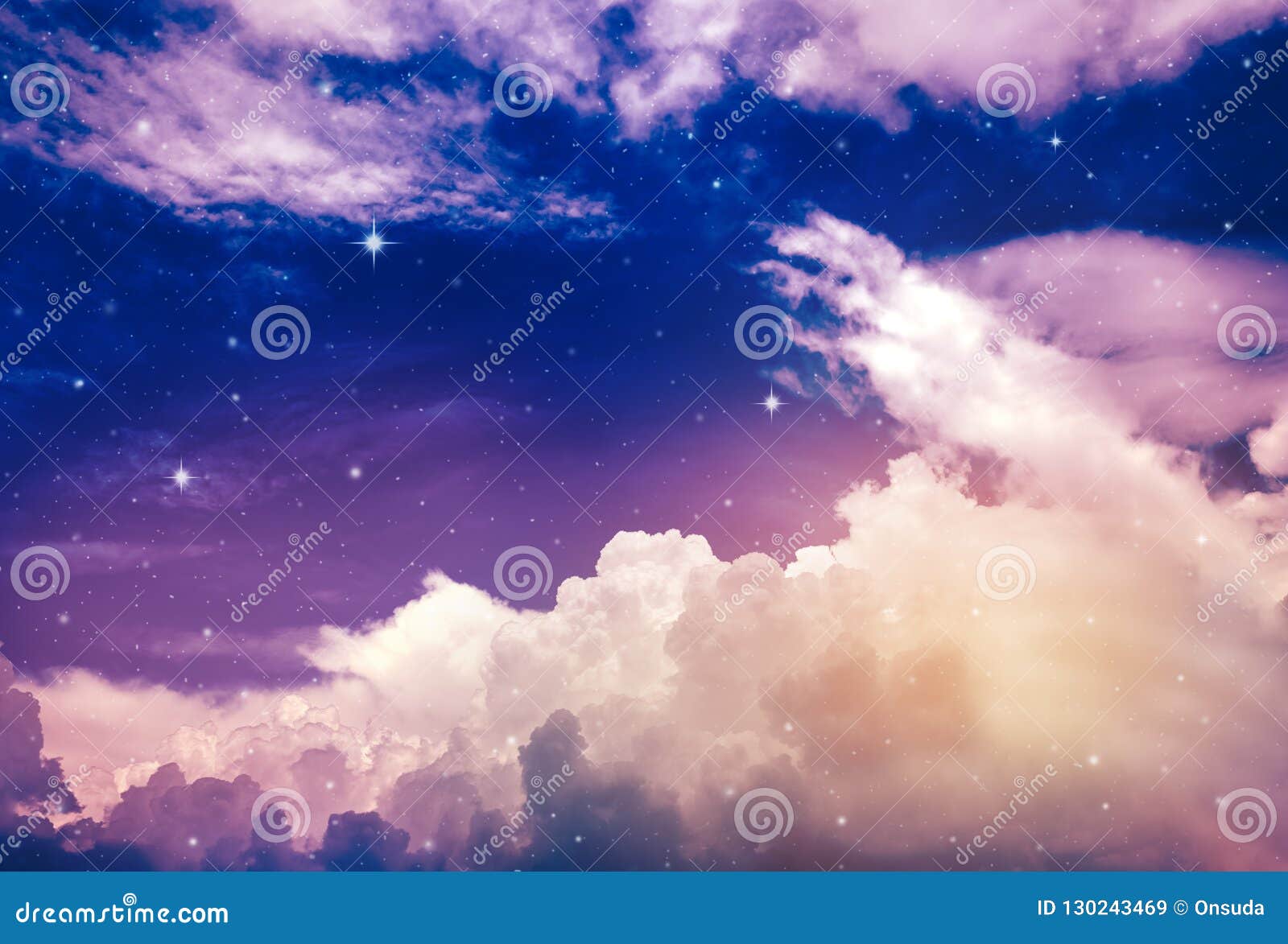 Colorful night sky stock image. Image of astrology, meteor - 130243469