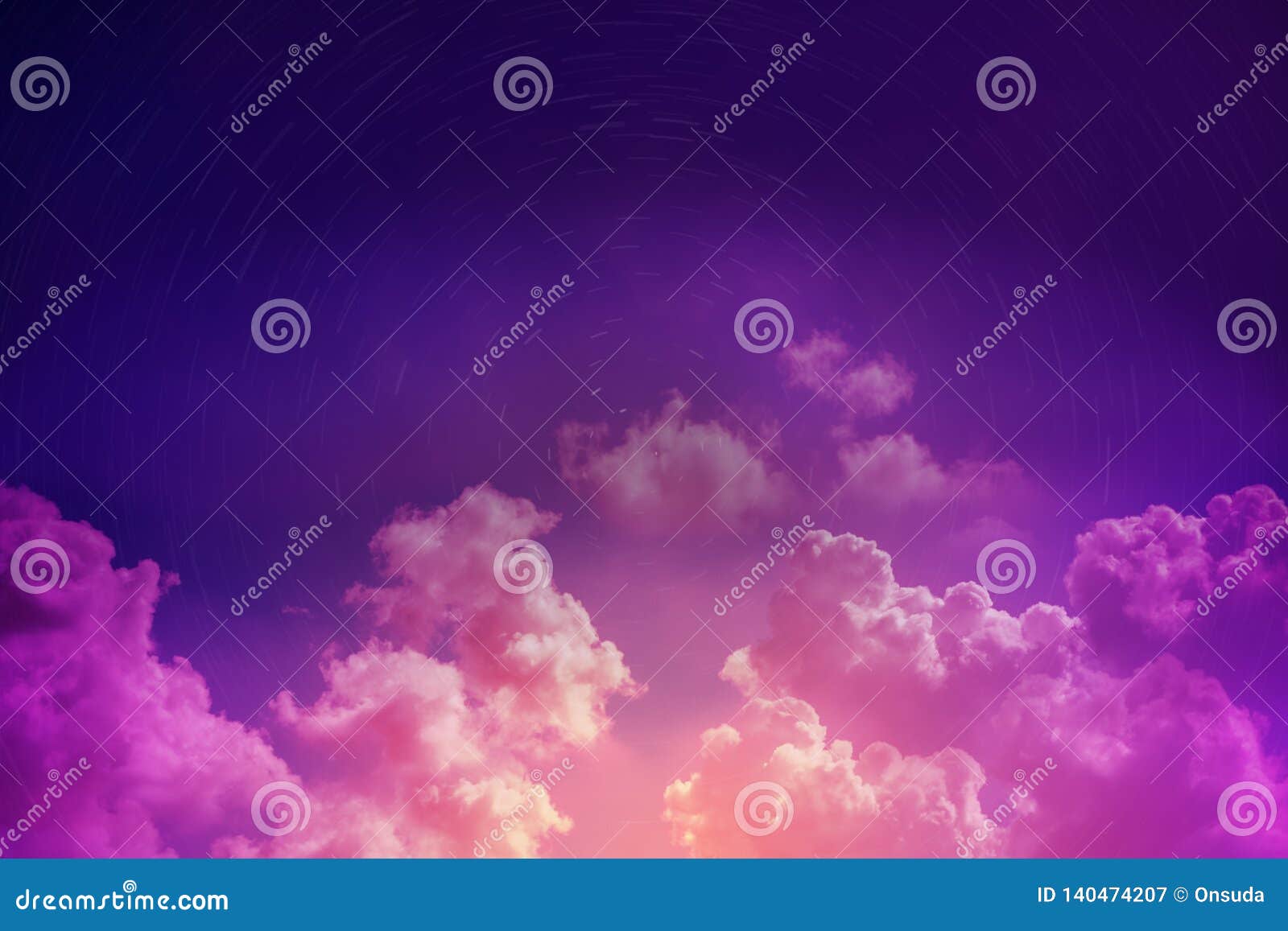 Colorful night sky stock image. Image of cloud, planetary - 140474207