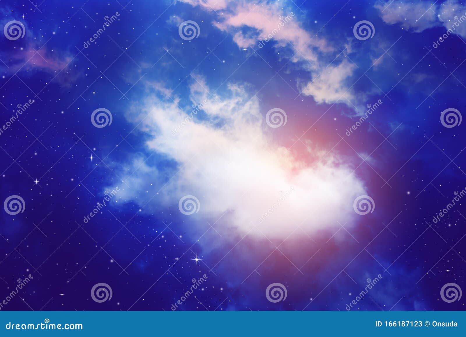 Colorful night sky stock image. Image of nebula, night - 166187123