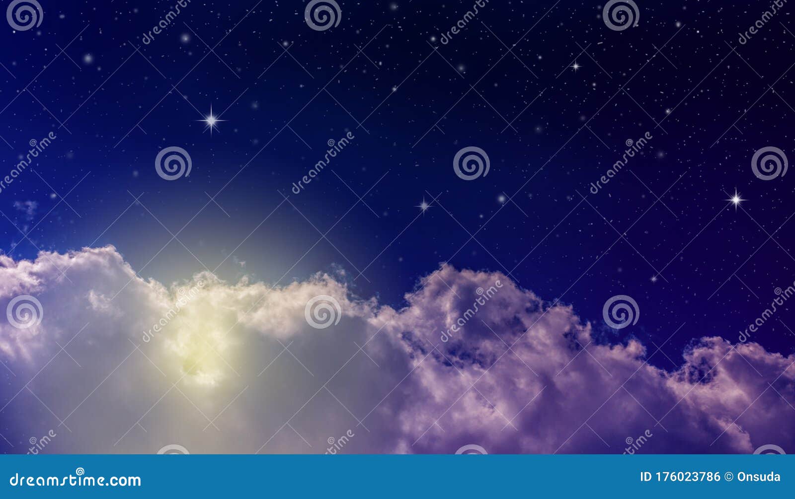 Colorful night sky stock photo. Image of planetary, creative - 176023786