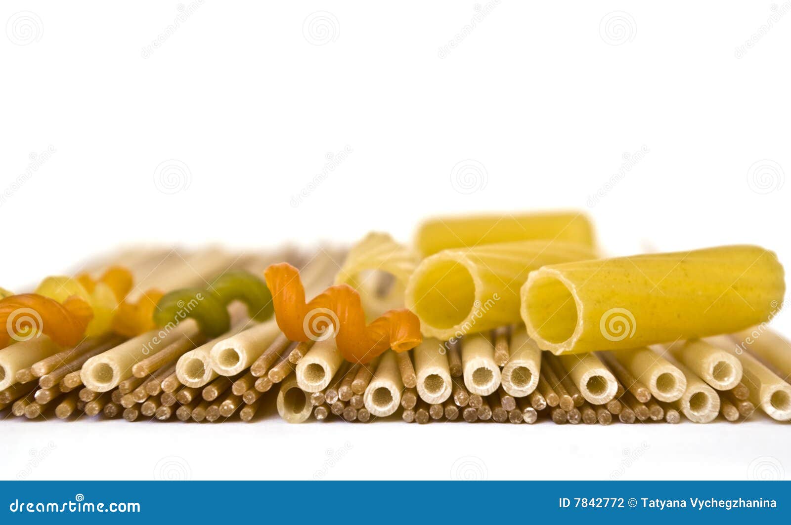 Colorful Noodles Frame Picture. Image: 7842772
