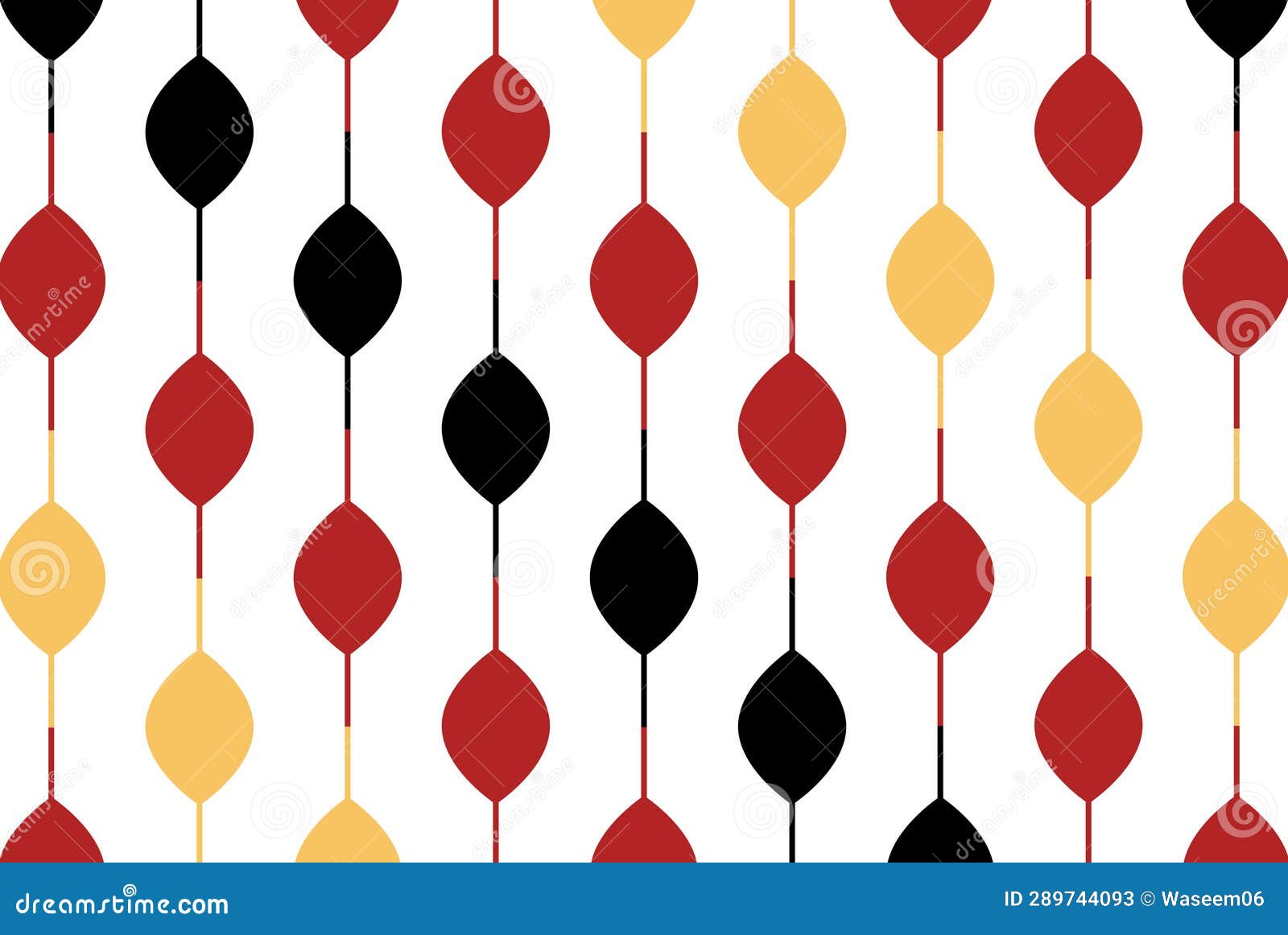 Colorful Nostalgic Seamless Pattern in Groove Style Stock Vector ...