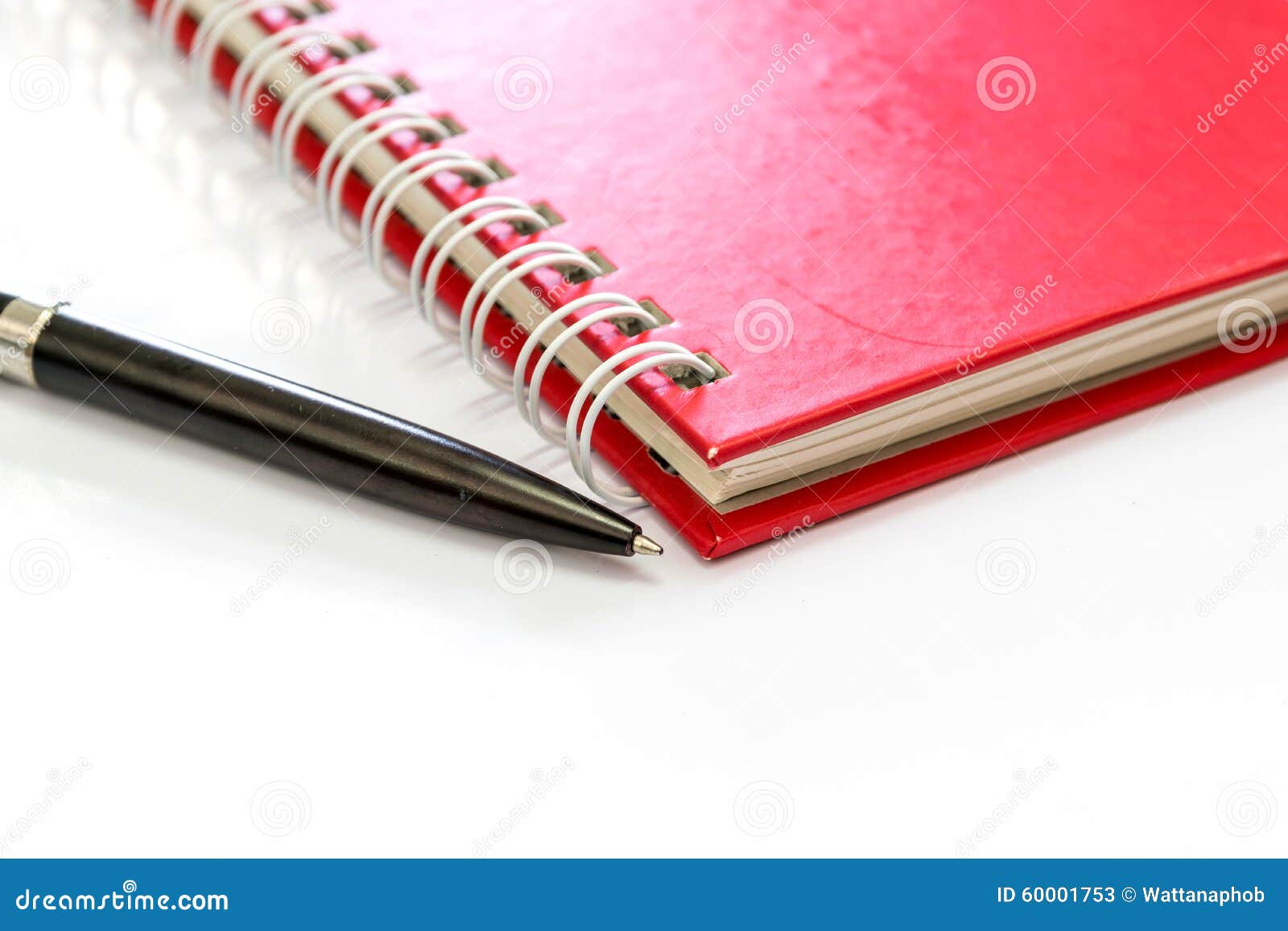 Colorful note book and pen stock image. Image of blank - 60001753