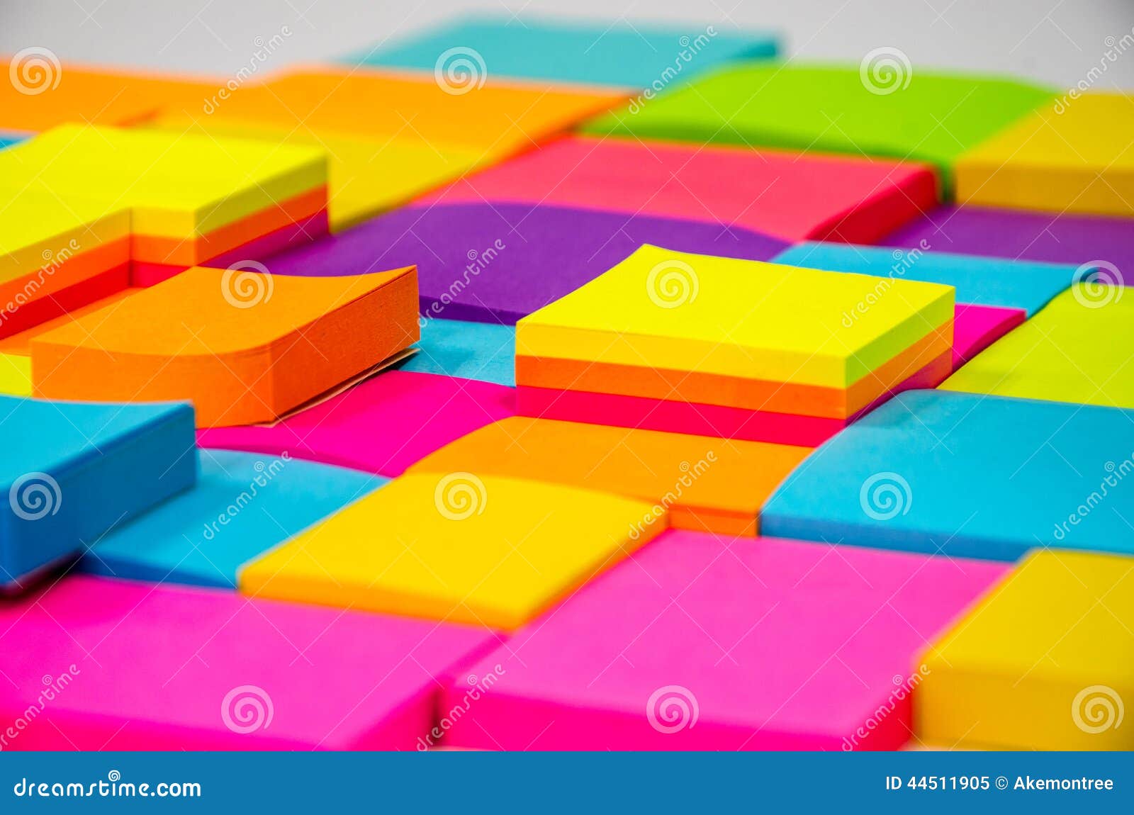 Colorful note pad stock image. Image of background, blue - 44511905