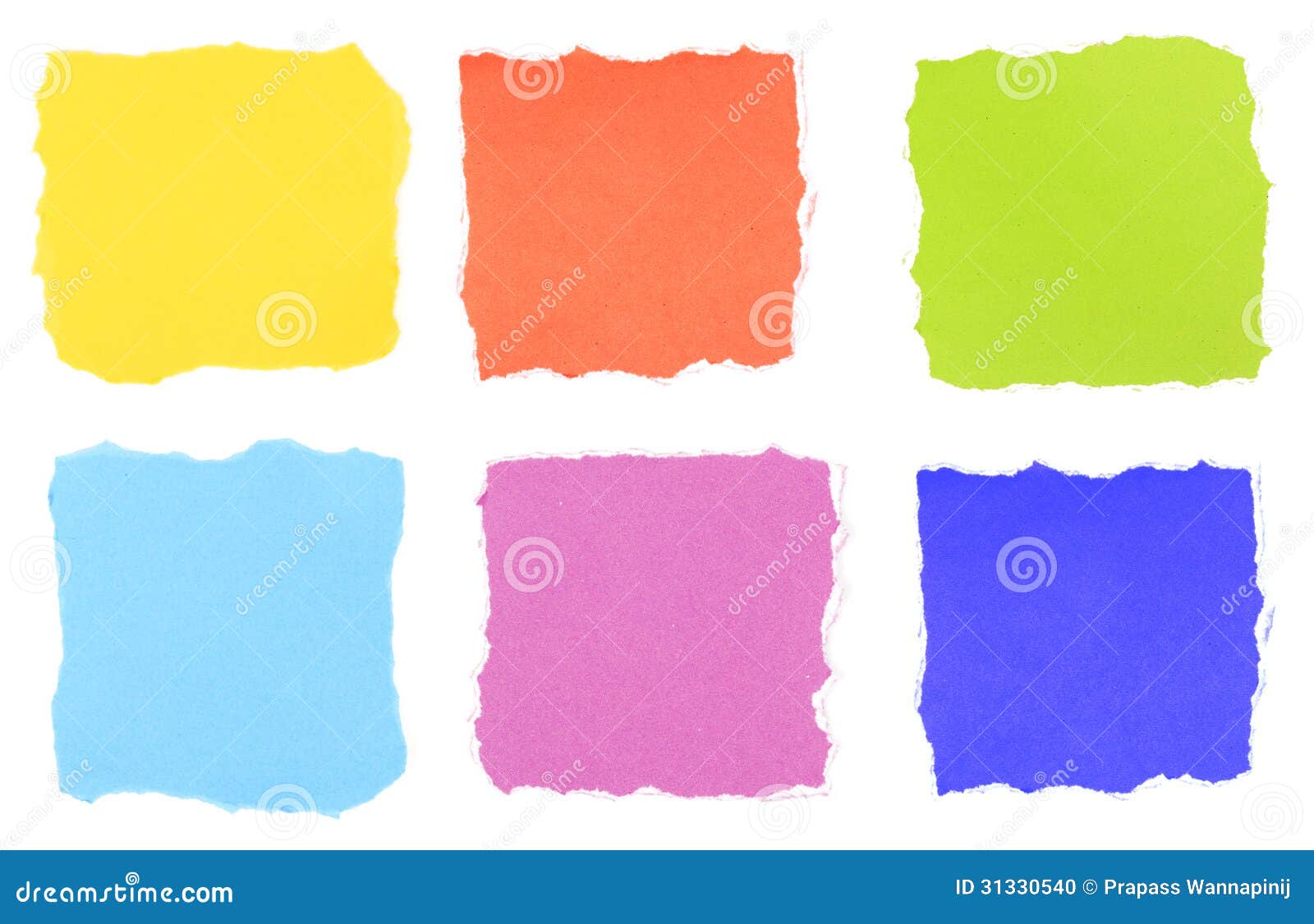 Colorful Note Paper Isolated Stock Photo - Image of sheet, adhesive ...