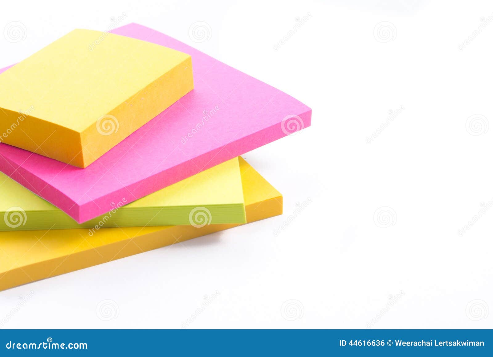 Colorful note stock photo. Image of notes, business, yellow - 44616636