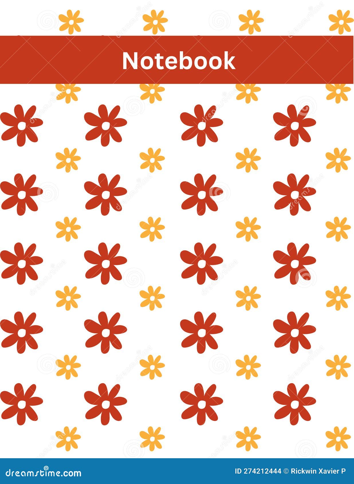 Colorful Notebook Design. Notebook Template Design Stock Vector ...