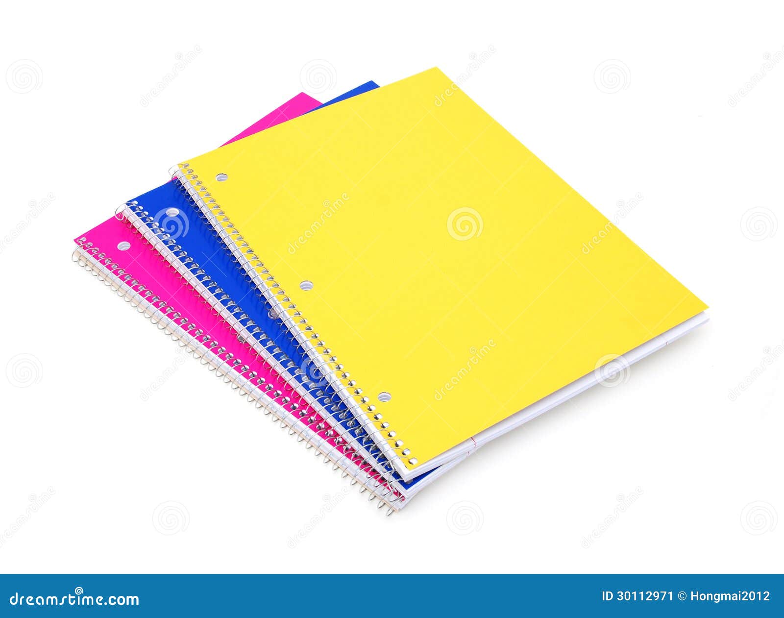 Colorful notebooks stock image. Image of note, work, bright - 30112971