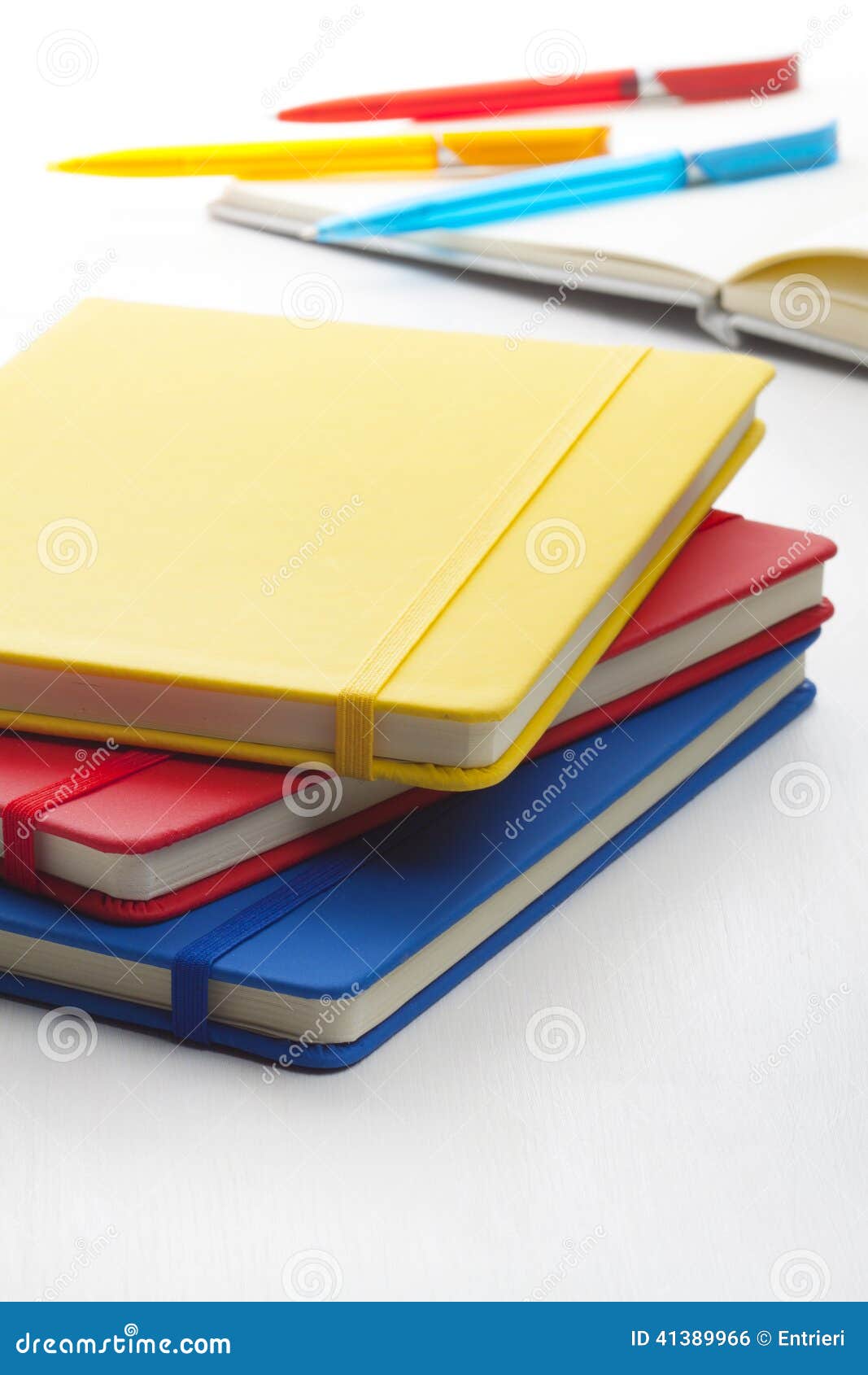 Colorful notebooks stock photo. Image of colorful, learning - 41389966