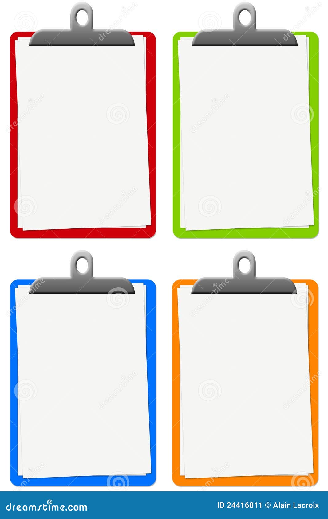 Colorful notepads stock illustration. Illustration of business - 24416811