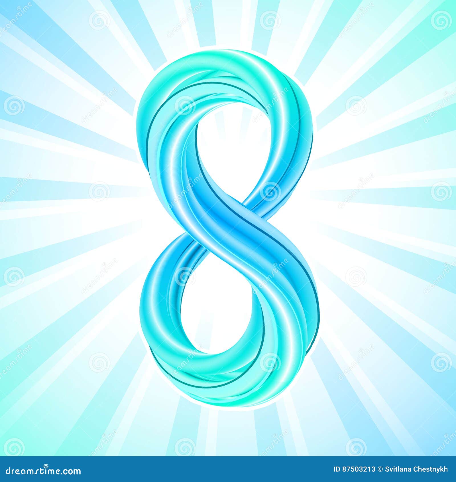 Eight Icon Vector Isolated On White Background, Logo Concept Of ...