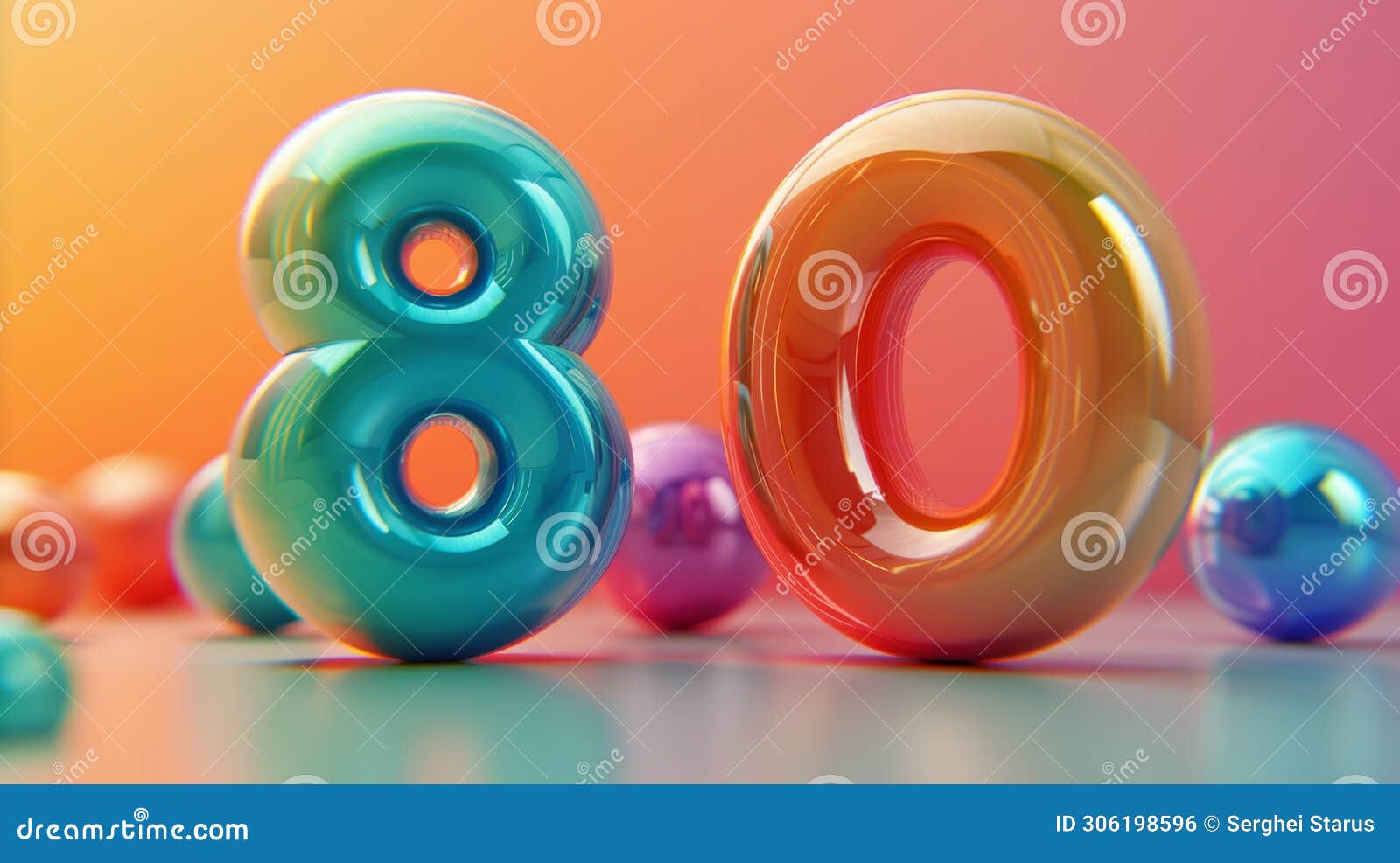 A Number 68 Surrounded By Flowers And Leaves On A Green Background, AI ...