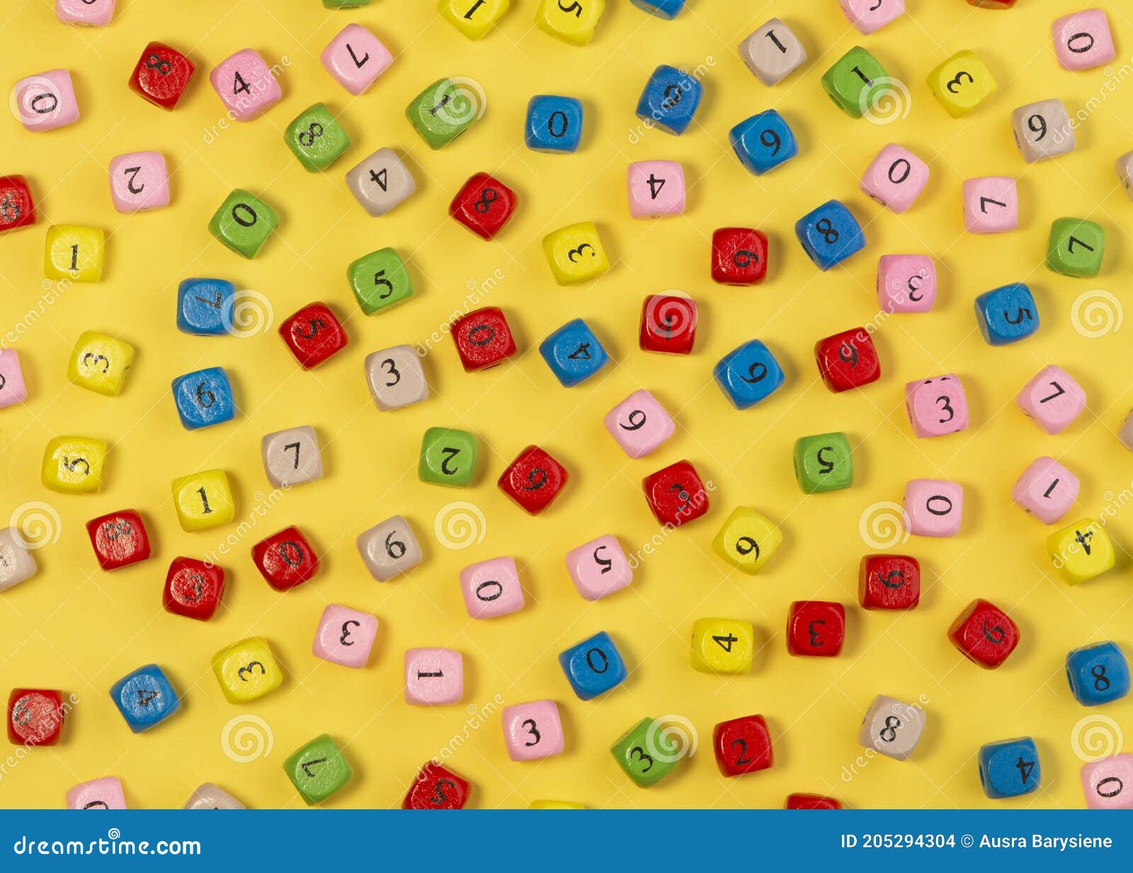 Colourful Numbers Background, Creative Concept Stock Photo - Image of ...