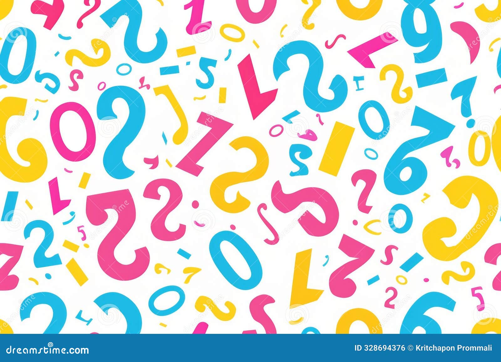 Grab The Numbers With A Jumping Smash Cartoon Vector | CartoonDealer ...