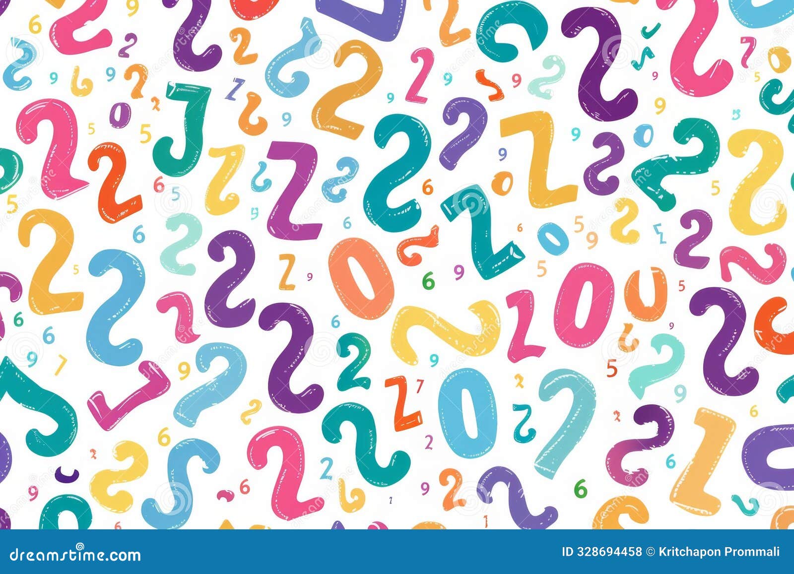 Grab The Numbers With A Jumping Smash Cartoon Vector | CartoonDealer ...