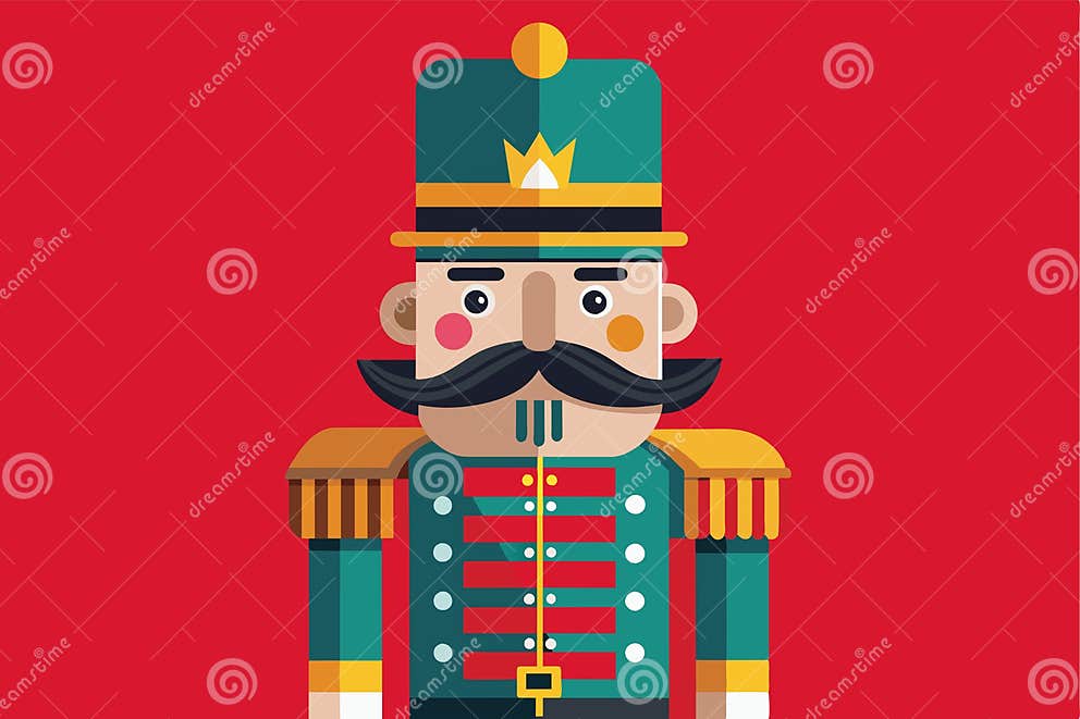 A Colorful Nutcracker Character with a Whimsical Design, Featuring a ...
