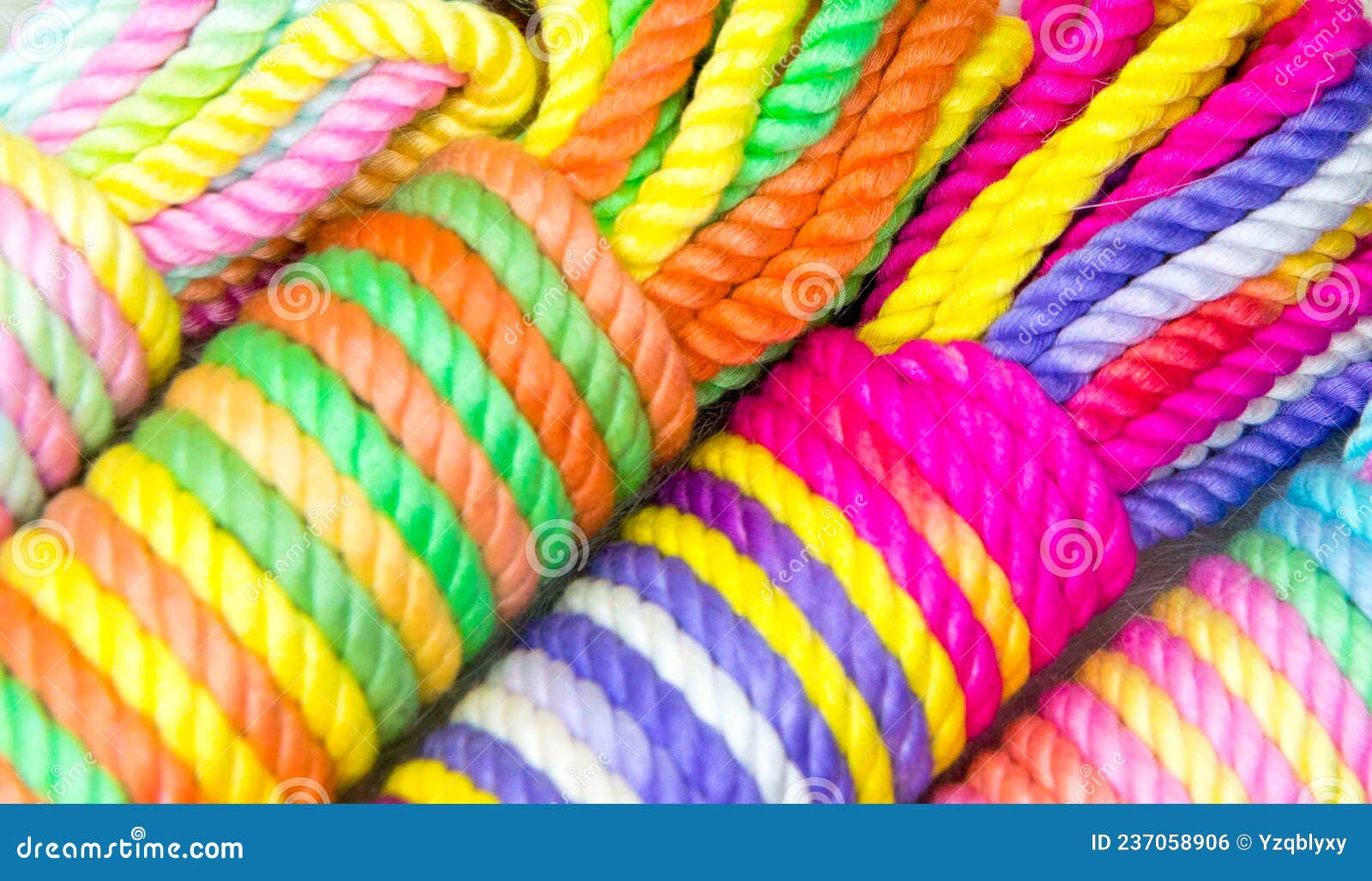 Colorful Rope Knot Backgroud Stock Photo - Image of colorful, colors ...