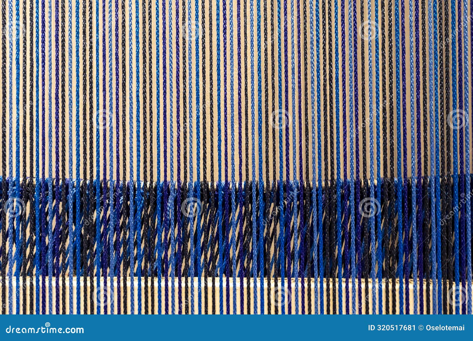 Colorful Nylon Rope Using Nylon Rope in Weaving Stock Image - Image of ...