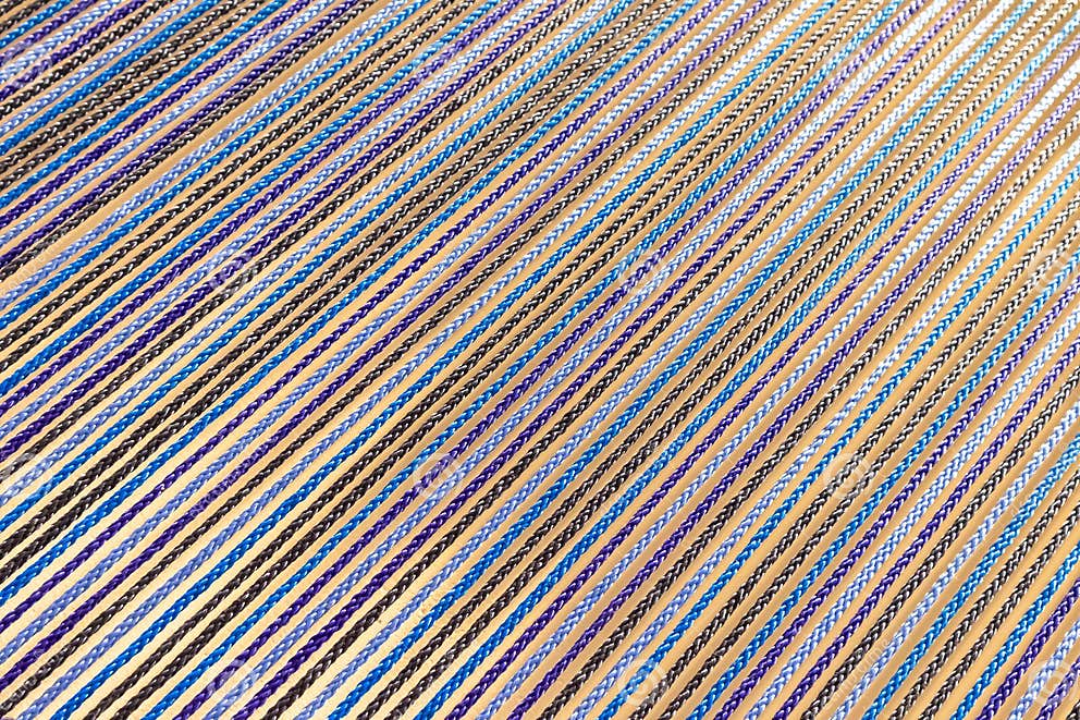 Colorful Nylon Rope Using Nylon Rope in Weaving Stock Photo - Image of ...