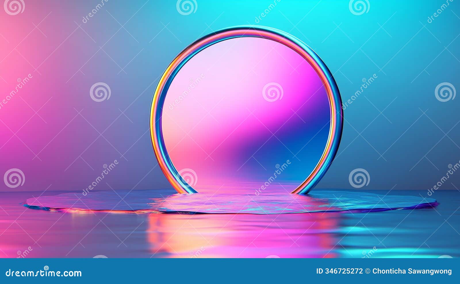 A Colorful Object Floating On Surface, Captivating Display Of Buoyancy ...