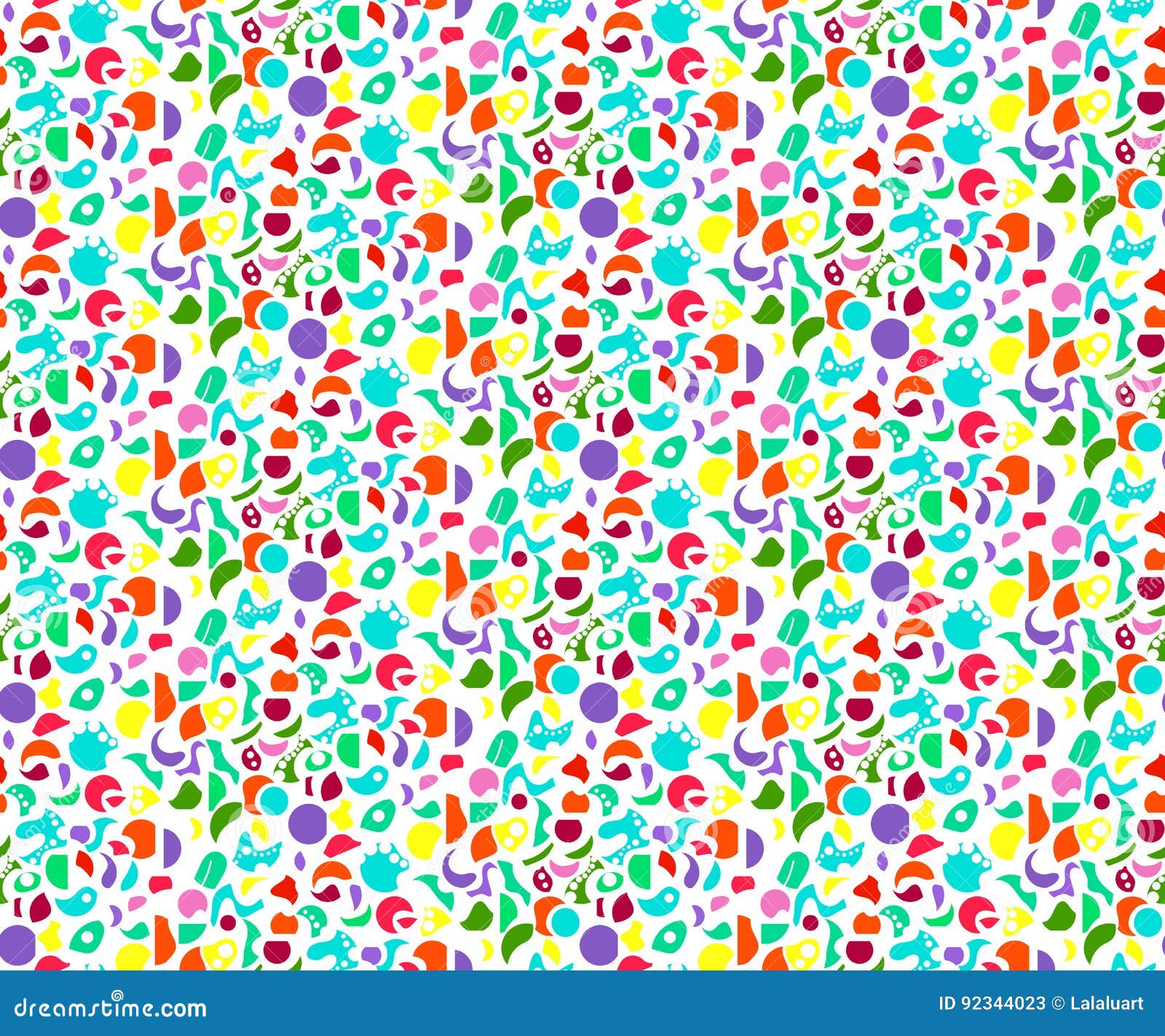 Colorful Objects with Different Unusual Shape Stock Vector ...