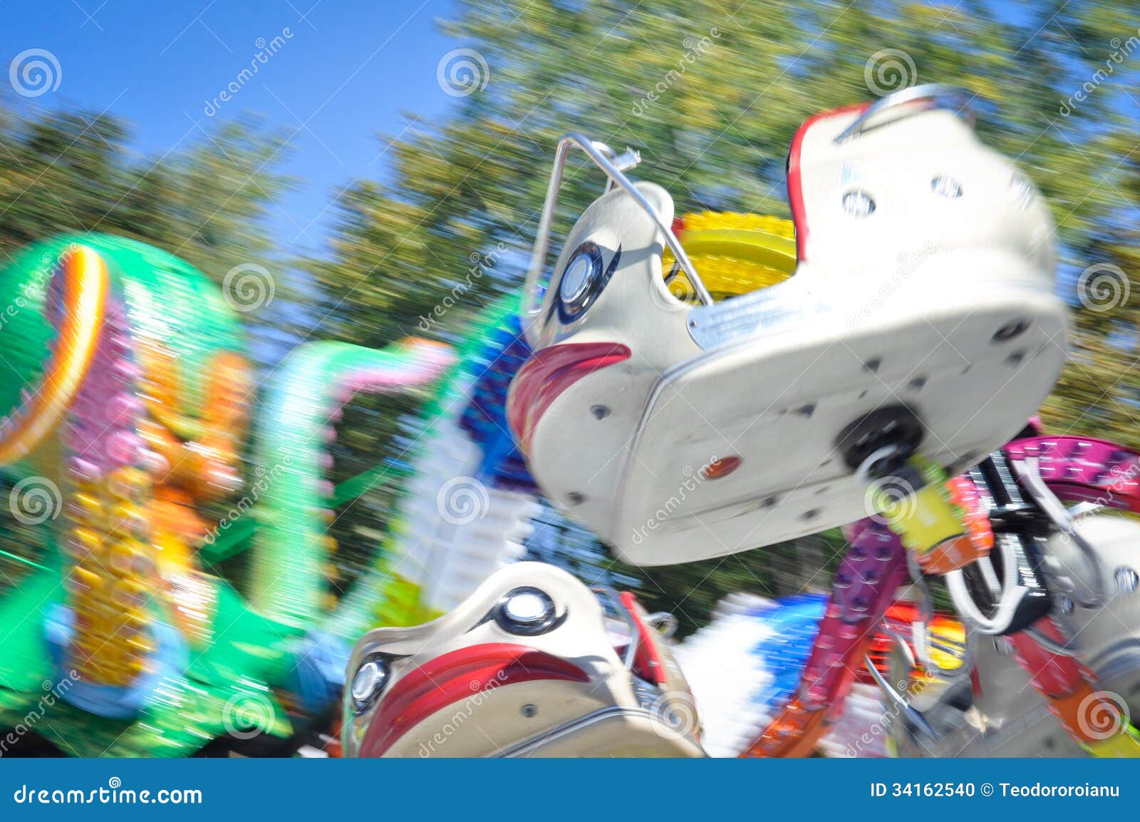 Colorful Octopus Park Machine Stock Photo - Image of machines, colored ...