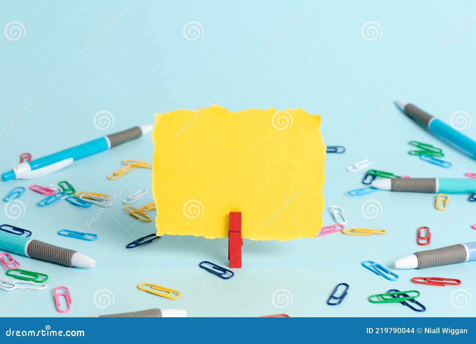 Colorful Office Supplies, Bright Workplace Stuff, Workshop Materials ...